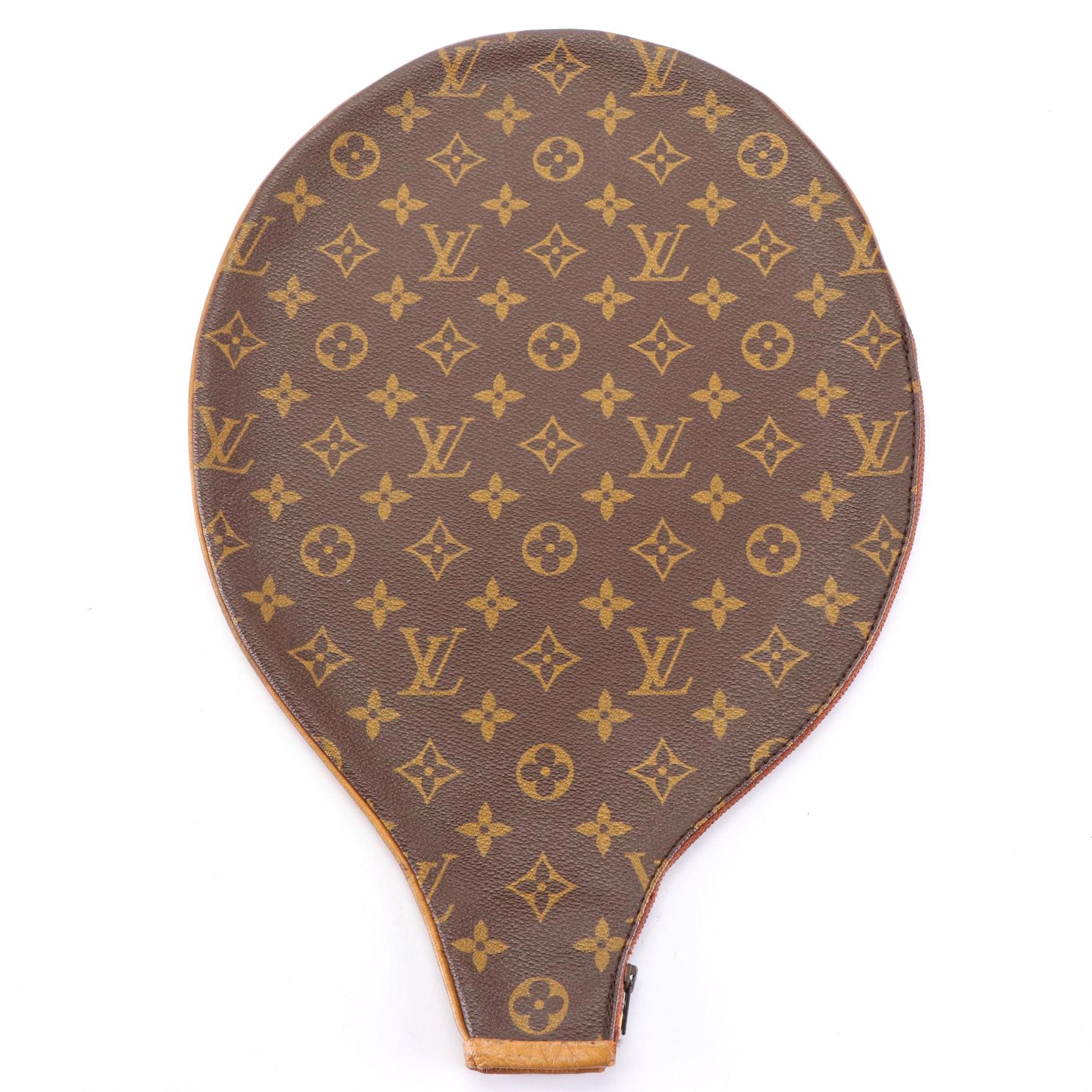 Louis Vuitton Tennis Racket Cover in Monogram Canvas with Leather Trim ...