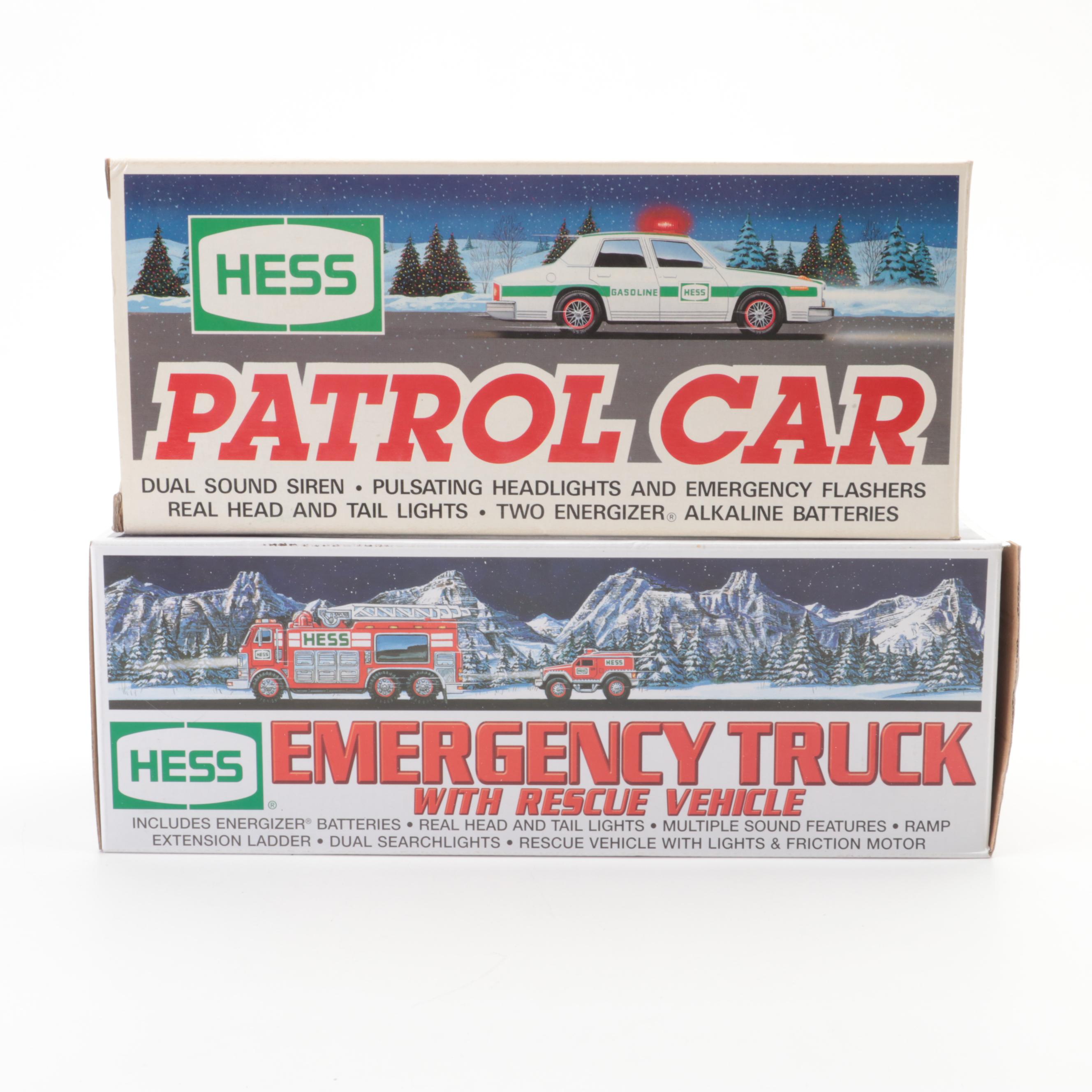 Hess Toy Trucks With Miniatures, Firetrucks, More, 1990s–2000s | EBTH
