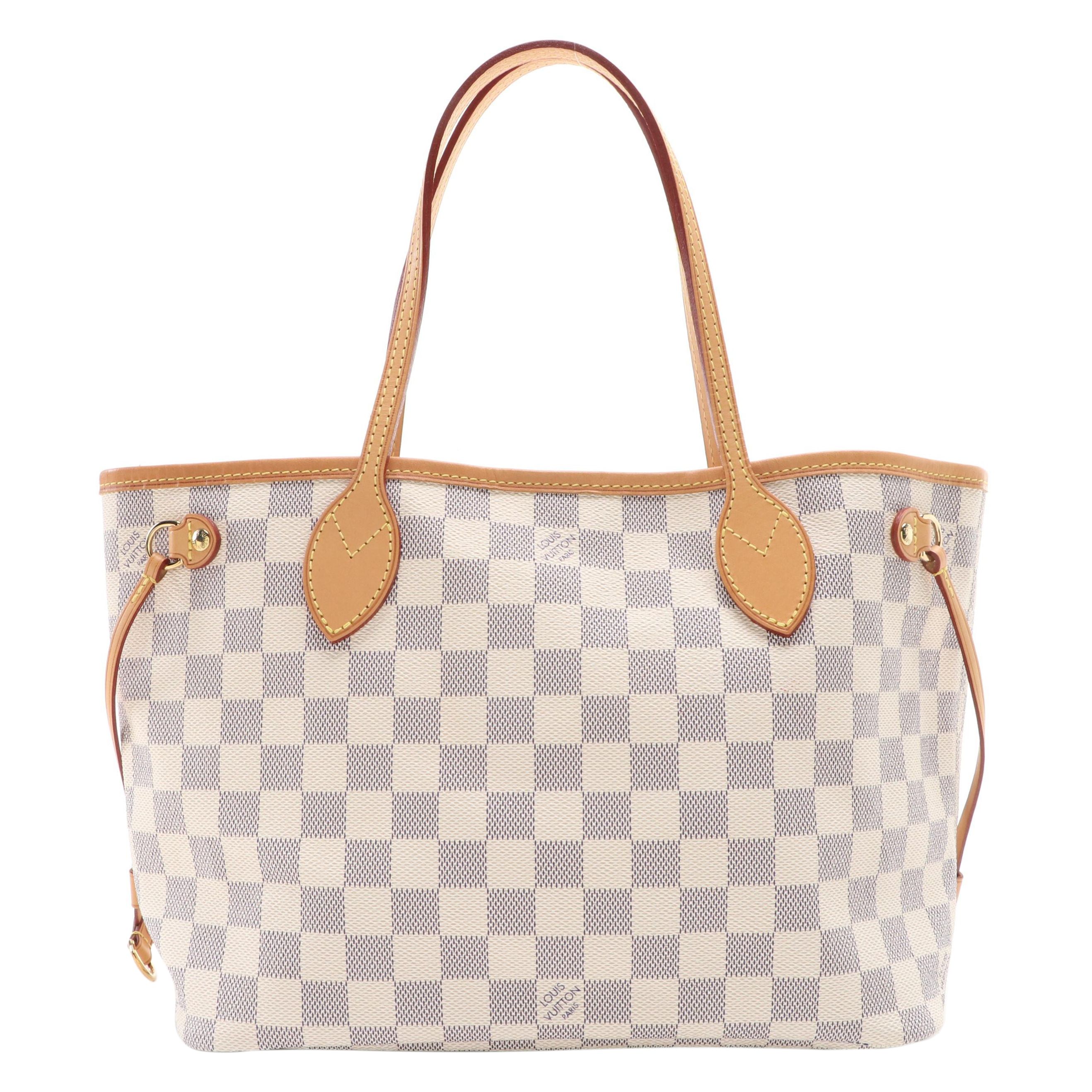 Louis Vuitton Neverfull PM in Damier Azure Canvas | EBTH