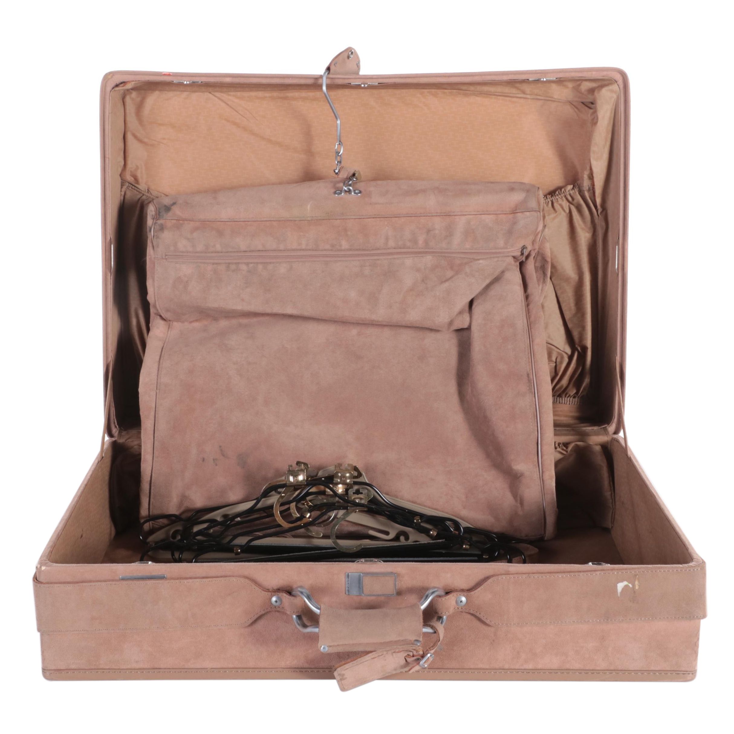 Hartmann Suitcase with Hangers and Garment Bag | EBTH