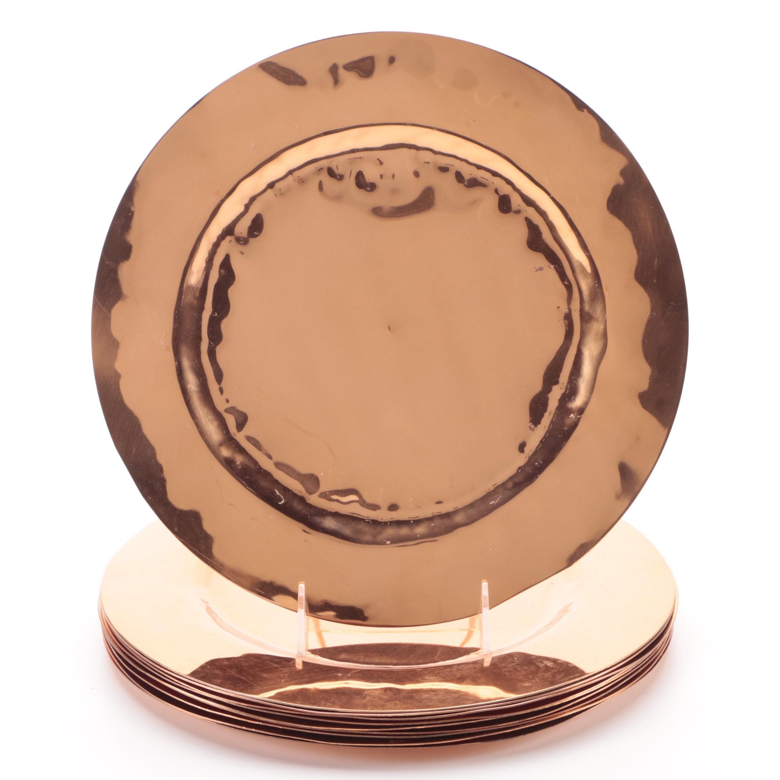 Hammered Copper Chargers | EBTH