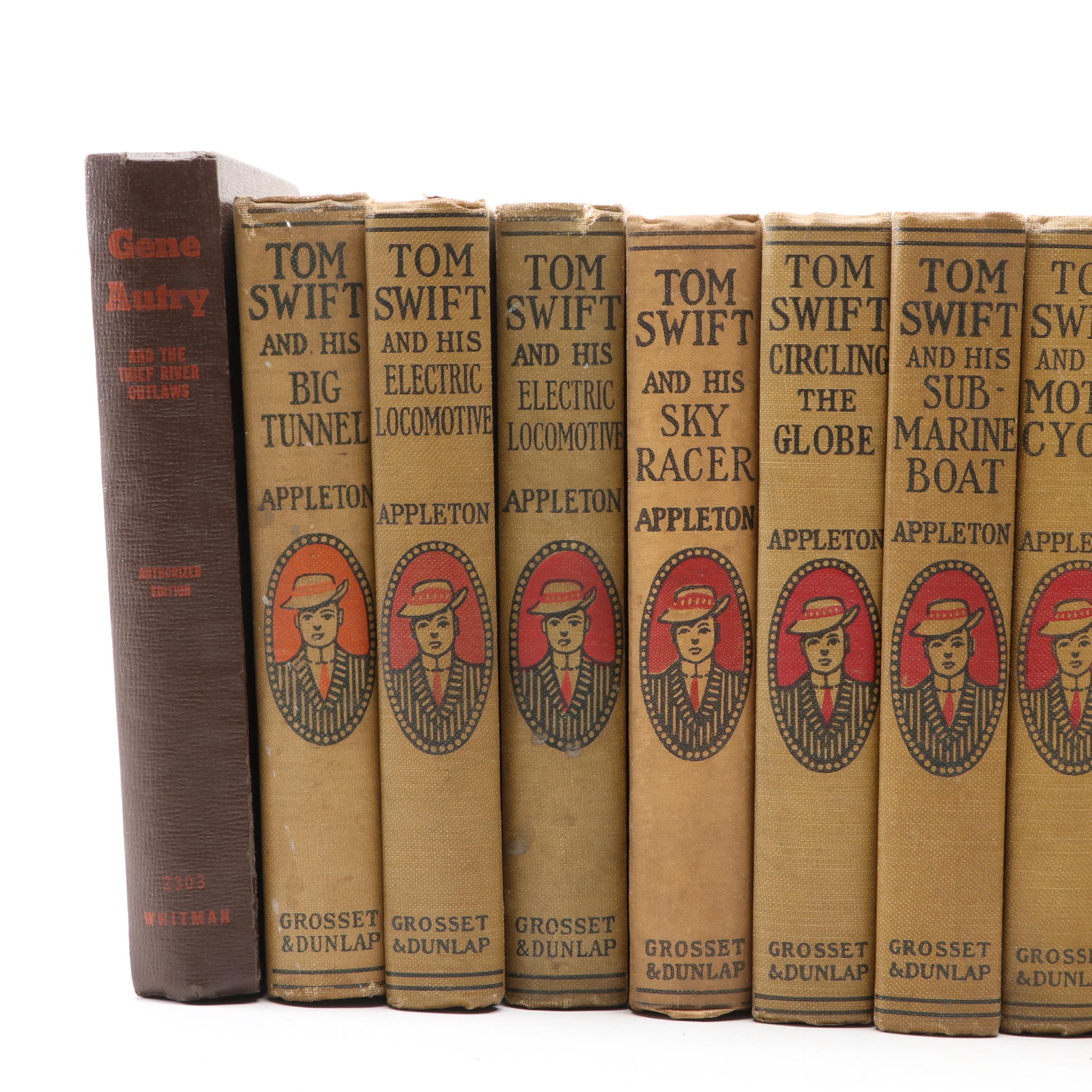 "Tom Swift," "Bomba the Jungle Boy," and More Adventure Fiction Books ...