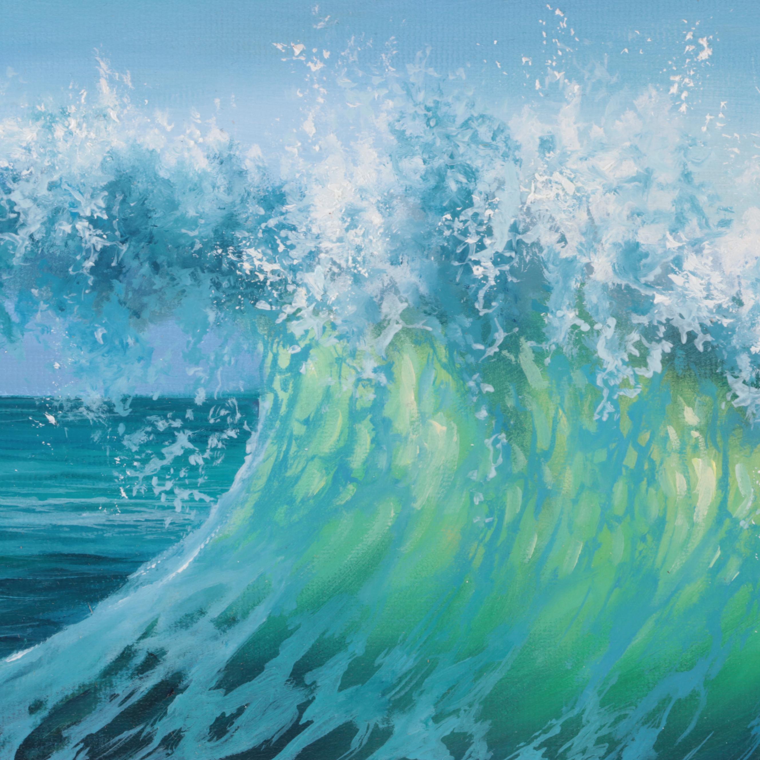 Jevgenijus Litvinas Seascape Oil Painting "Waves," 2022 | EBTH