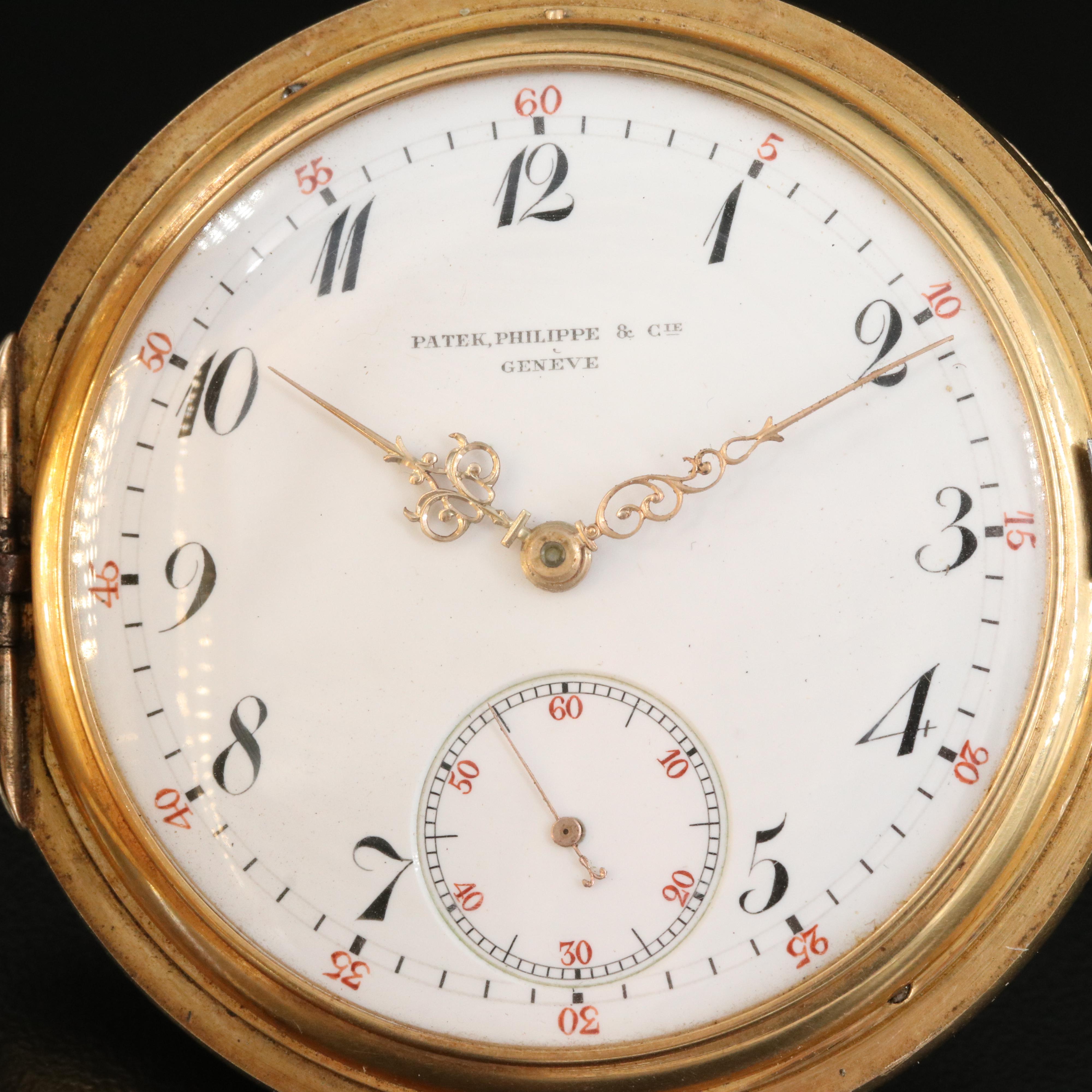 Circa 1905 18K Patek Philippe & Cie Geneve Pocket Watch | EBTH