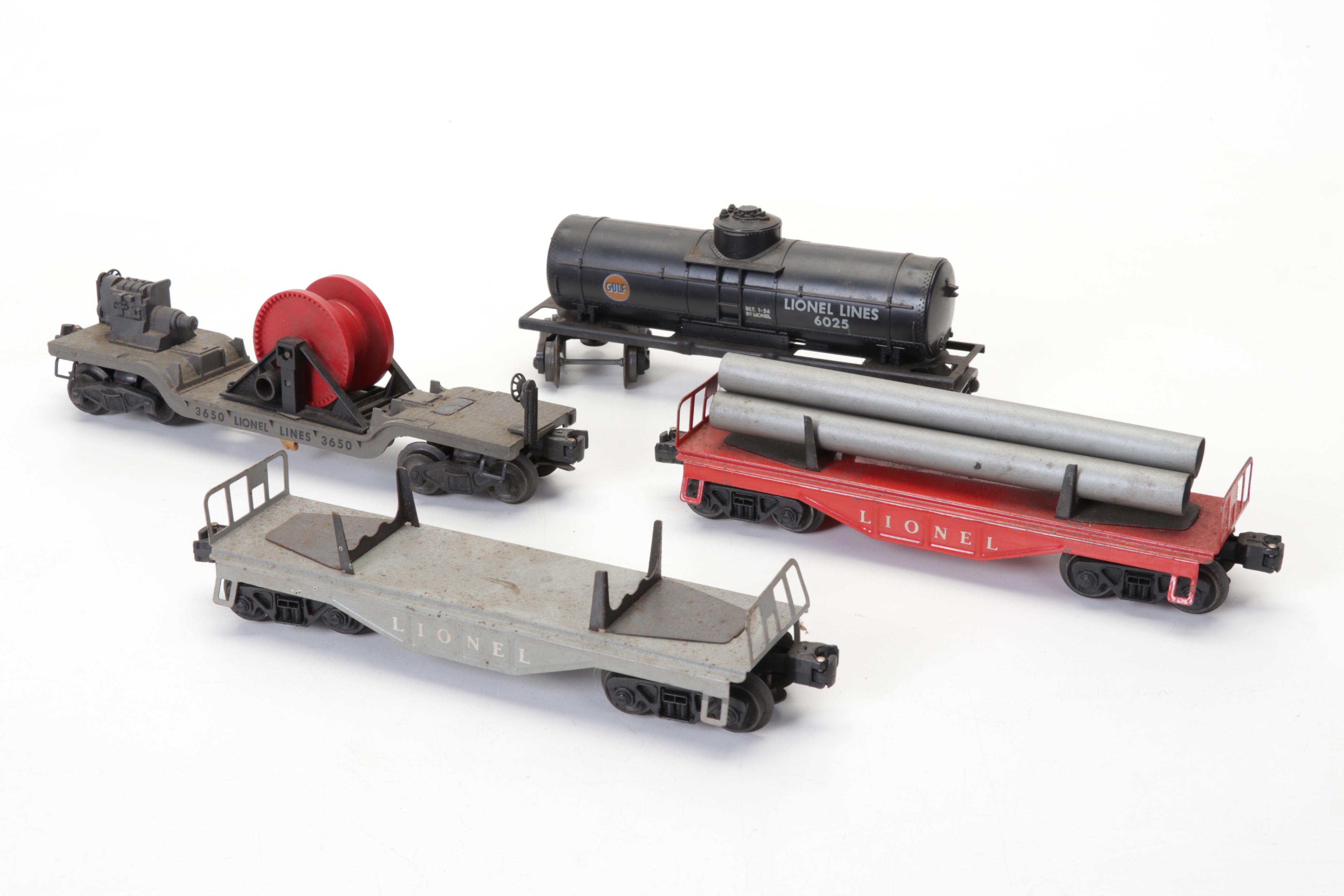 Lionel O Gauge Train Cars with 602 Diesel Switcher, Mid to Late 20th ...