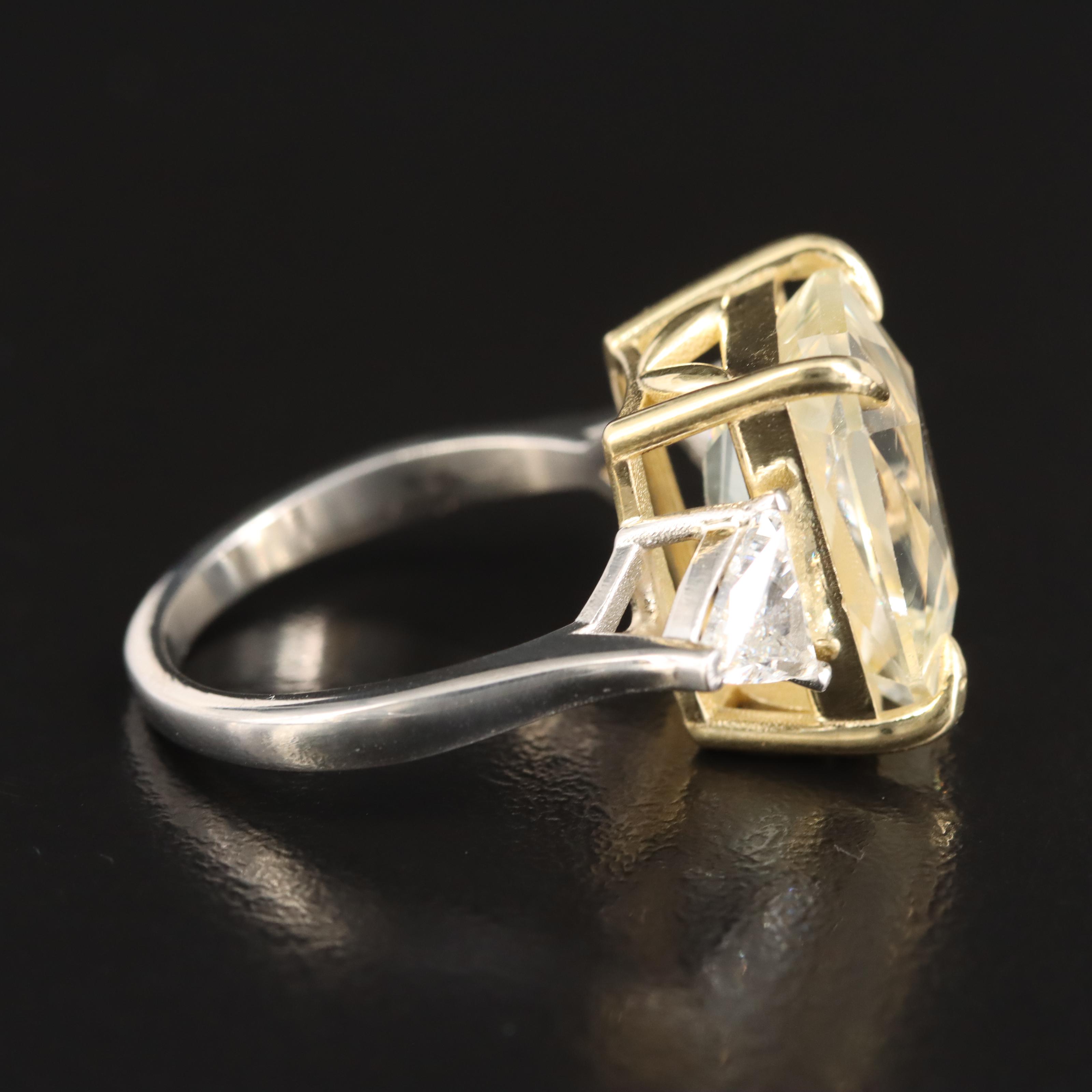 Platinum 10.31 CT Unheated Ceylon Sapphire and Diamond Ring with GIA ...