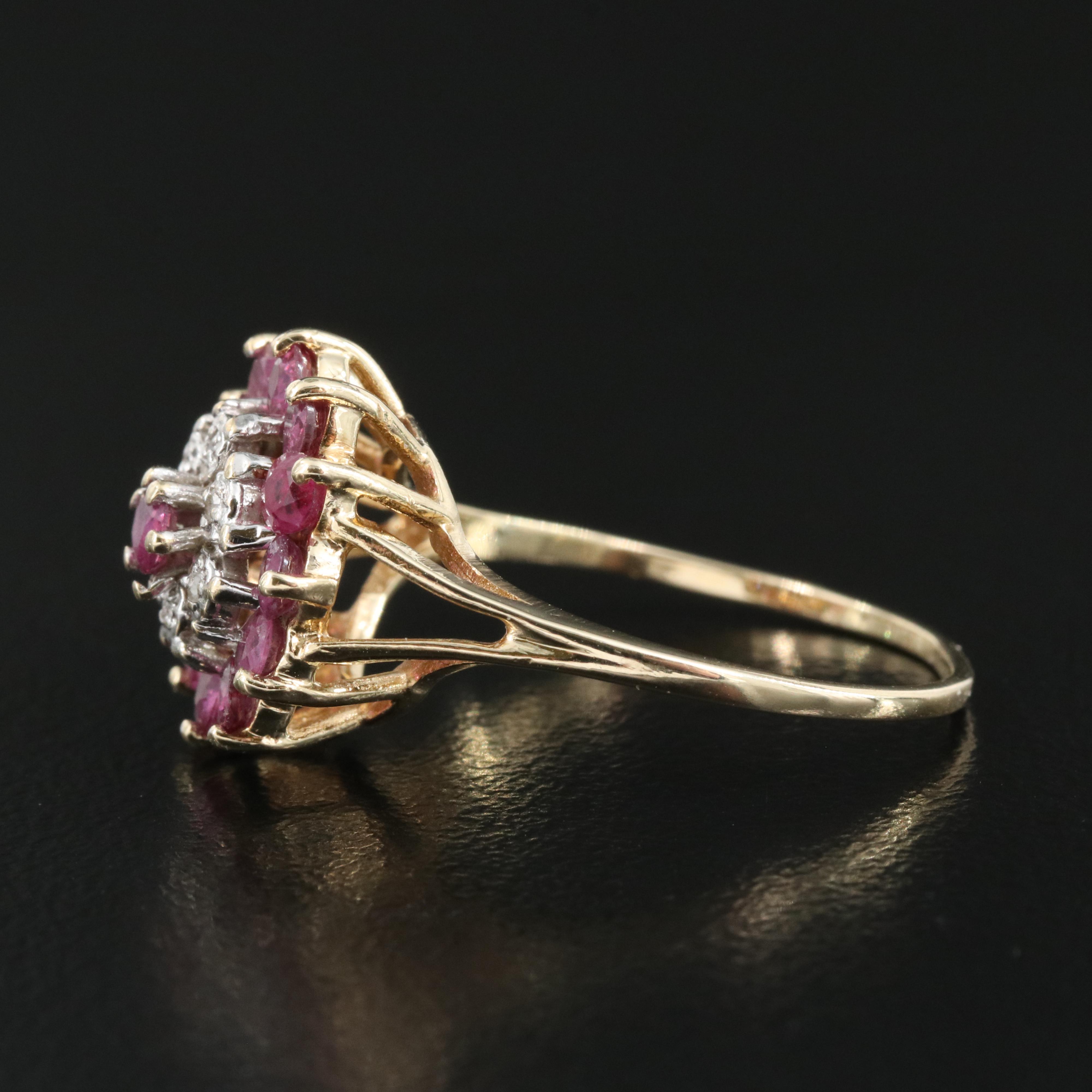 10K Ruby and Diamond Ring | EBTH