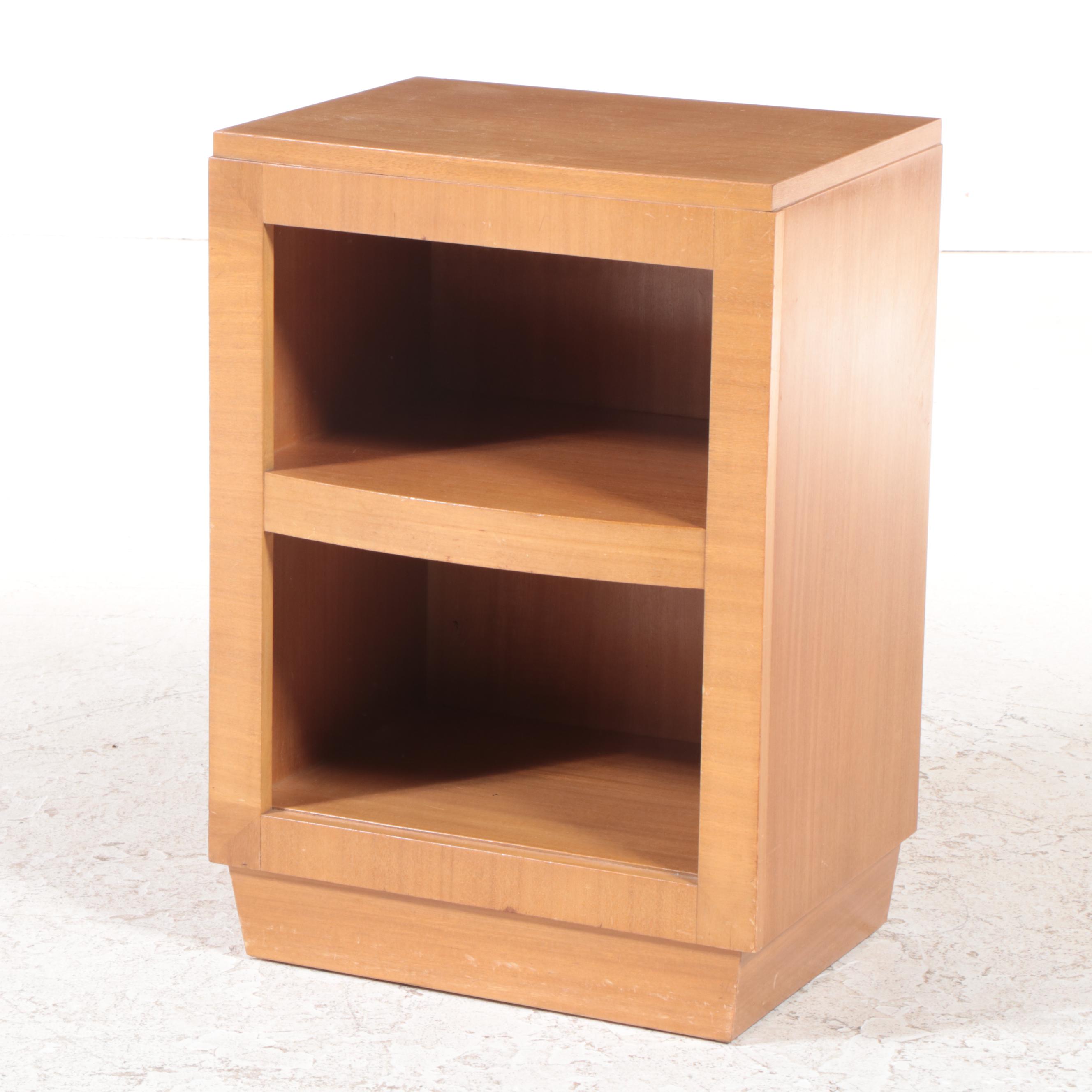 Rway Blond Mahogany Full-Size Headboard with Nightstand, Mid-20th ...
