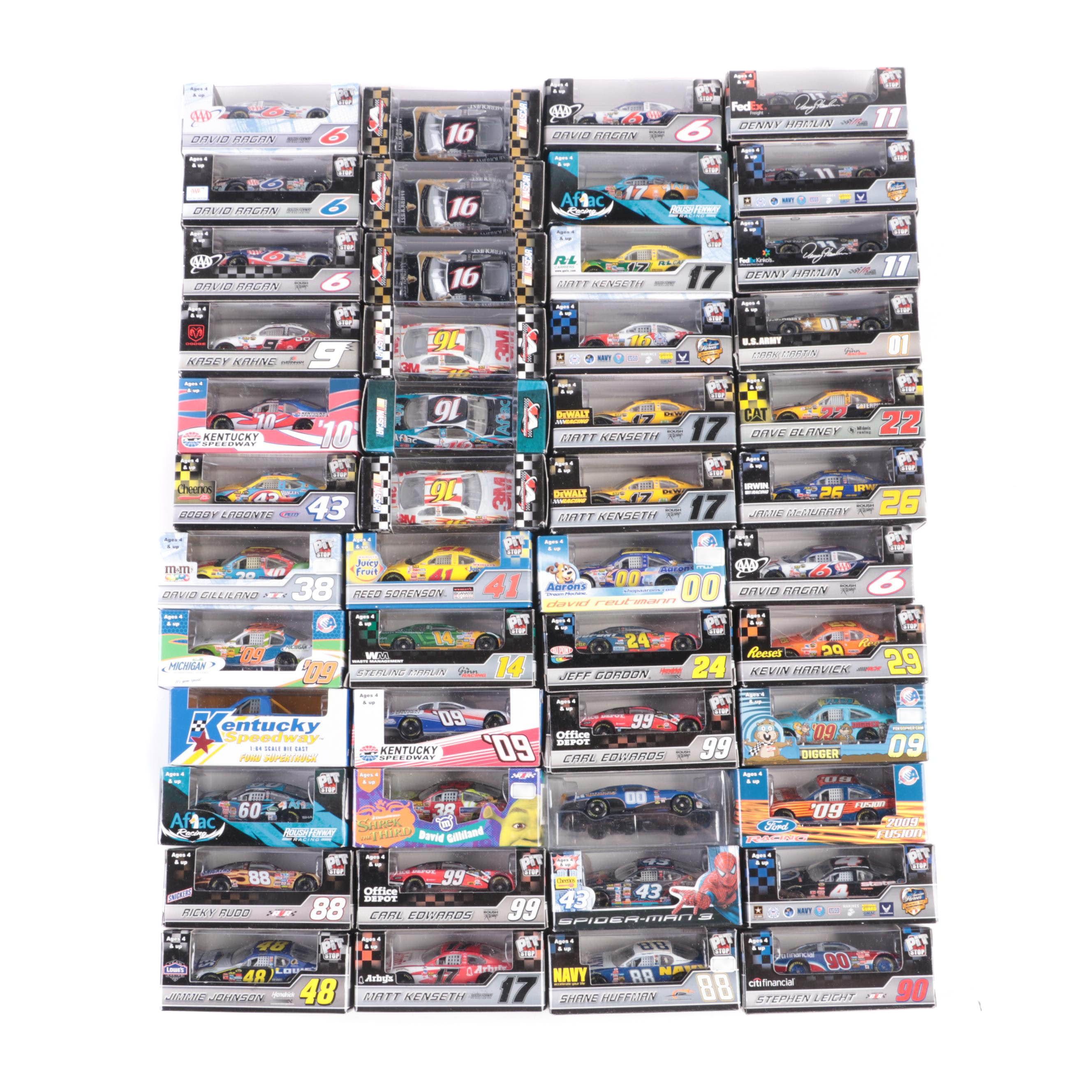 Racing Collectibles NASCAR Diecast Stock Cars Including Denny Hamlin | EBTH