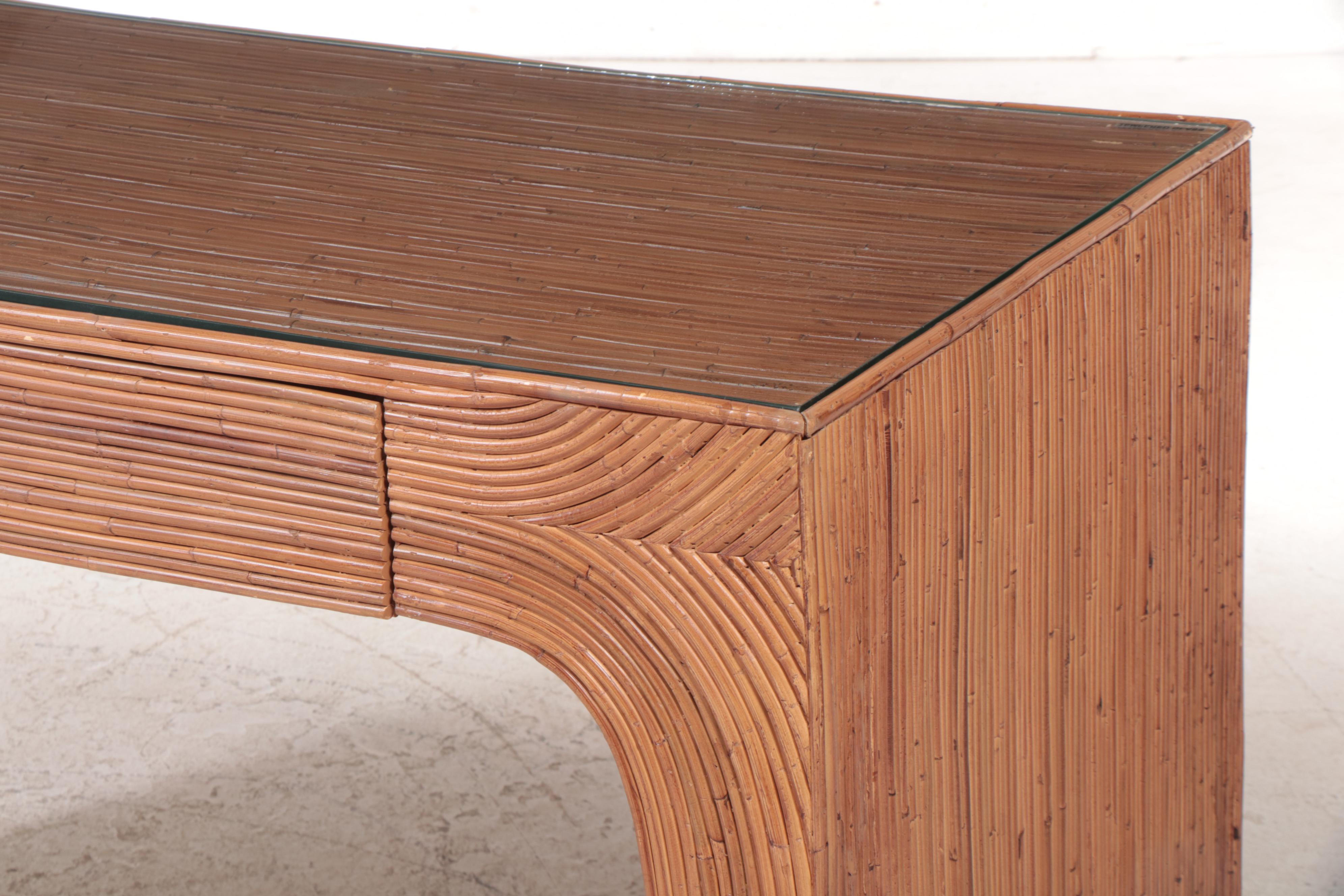 Mermelada Estudio for CB2 Bamboo Reed Writing Desk | Everything But The ...