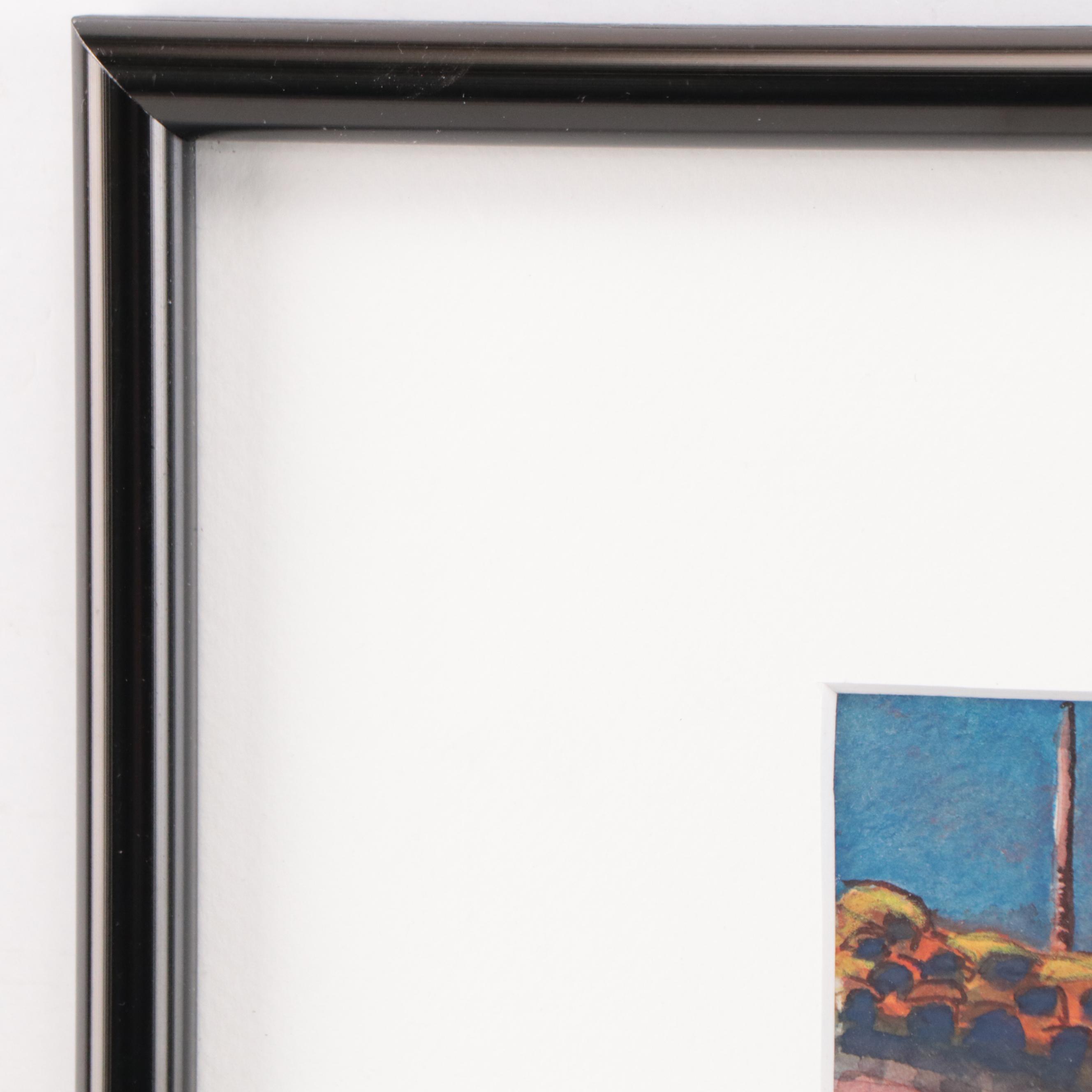 Ed Klein Watercolor Painting "The Orange Tree," 2003 | EBTH