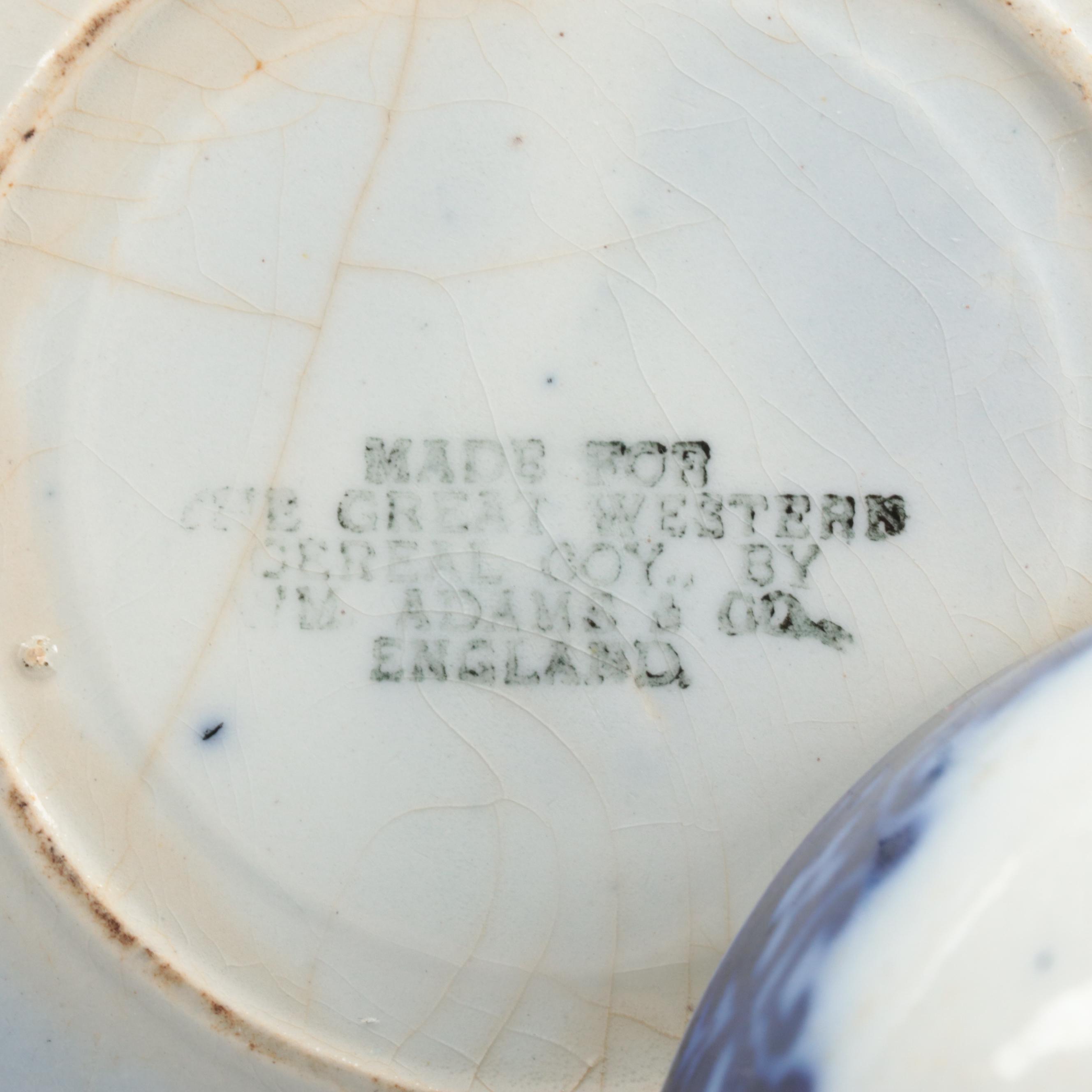 Jacob Furnival & Co "Gothic" Platter with Davenport Tureen and Other ...