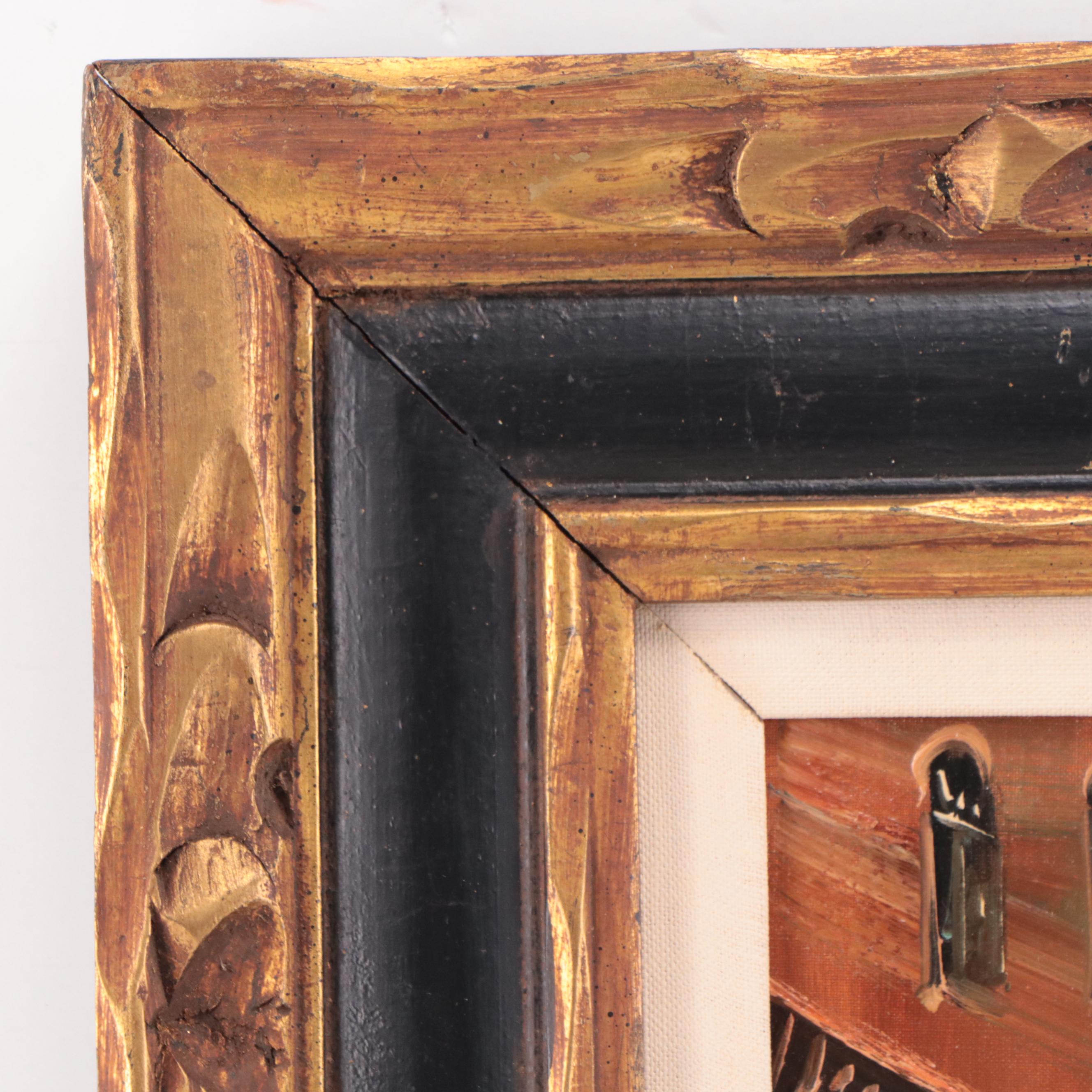 Antonio DeVity Oil Painting of Parisian City Scene, Late 20th Century ...