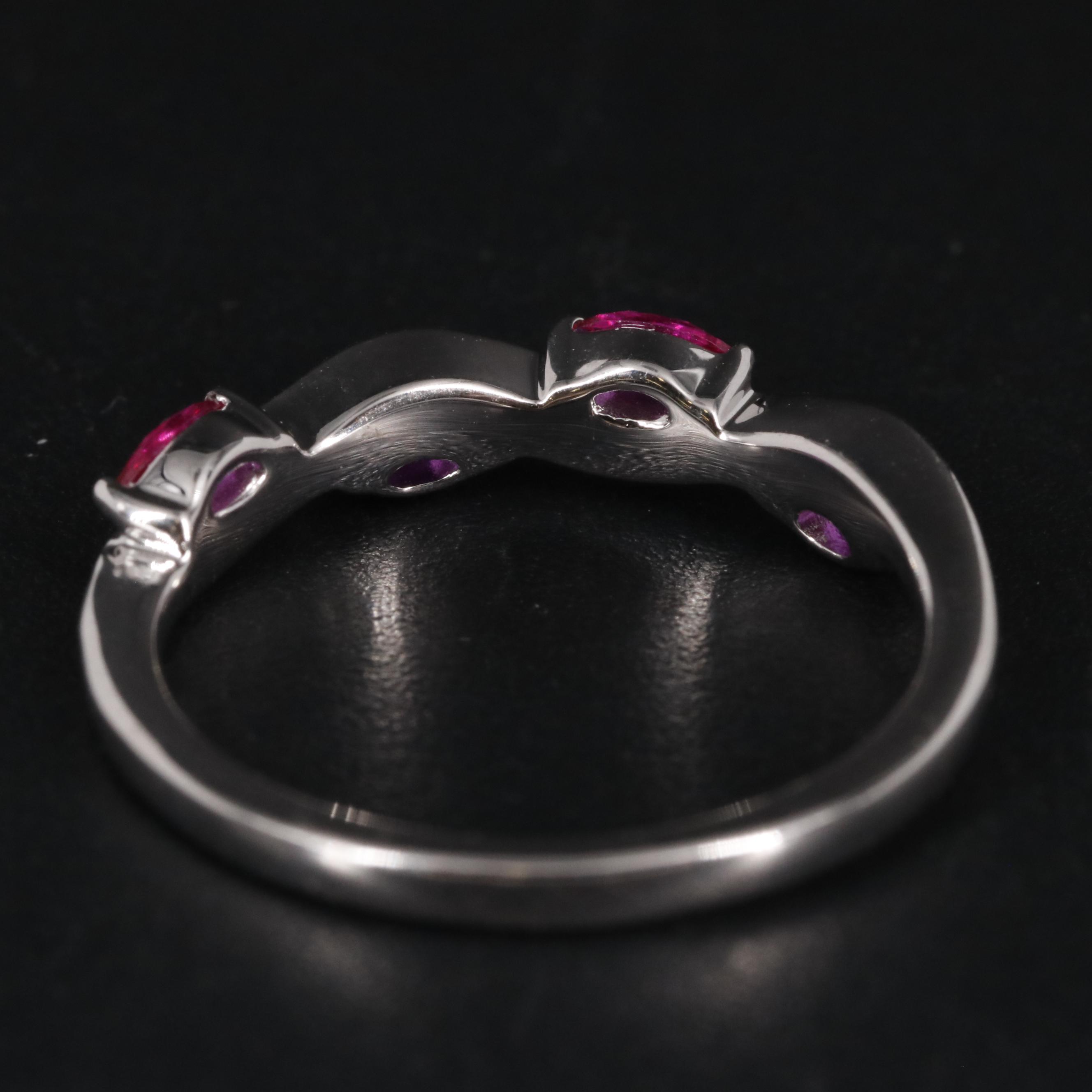 Sterling Silver Ruby Ring | EBTH