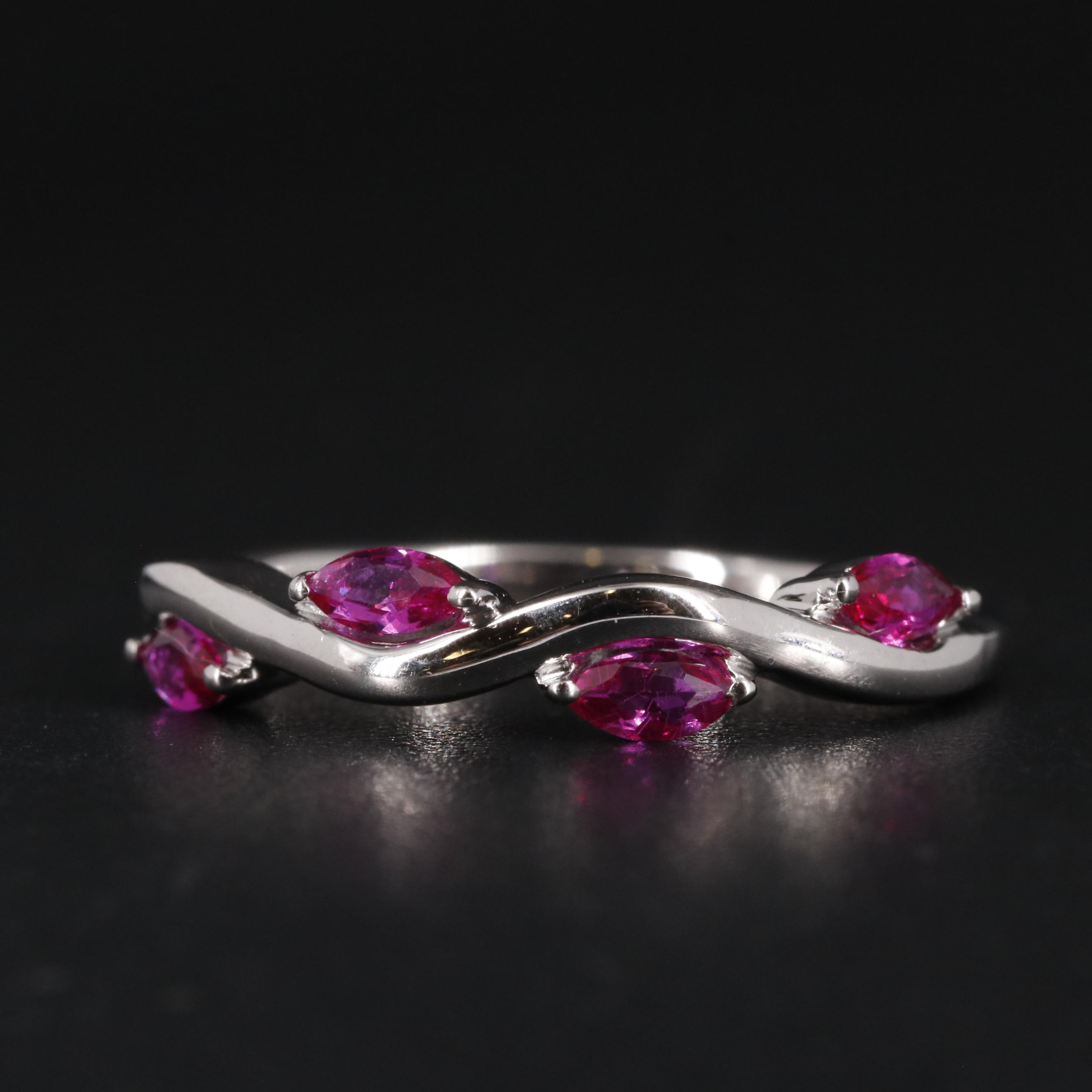 Sterling Silver Ruby Ring | EBTH