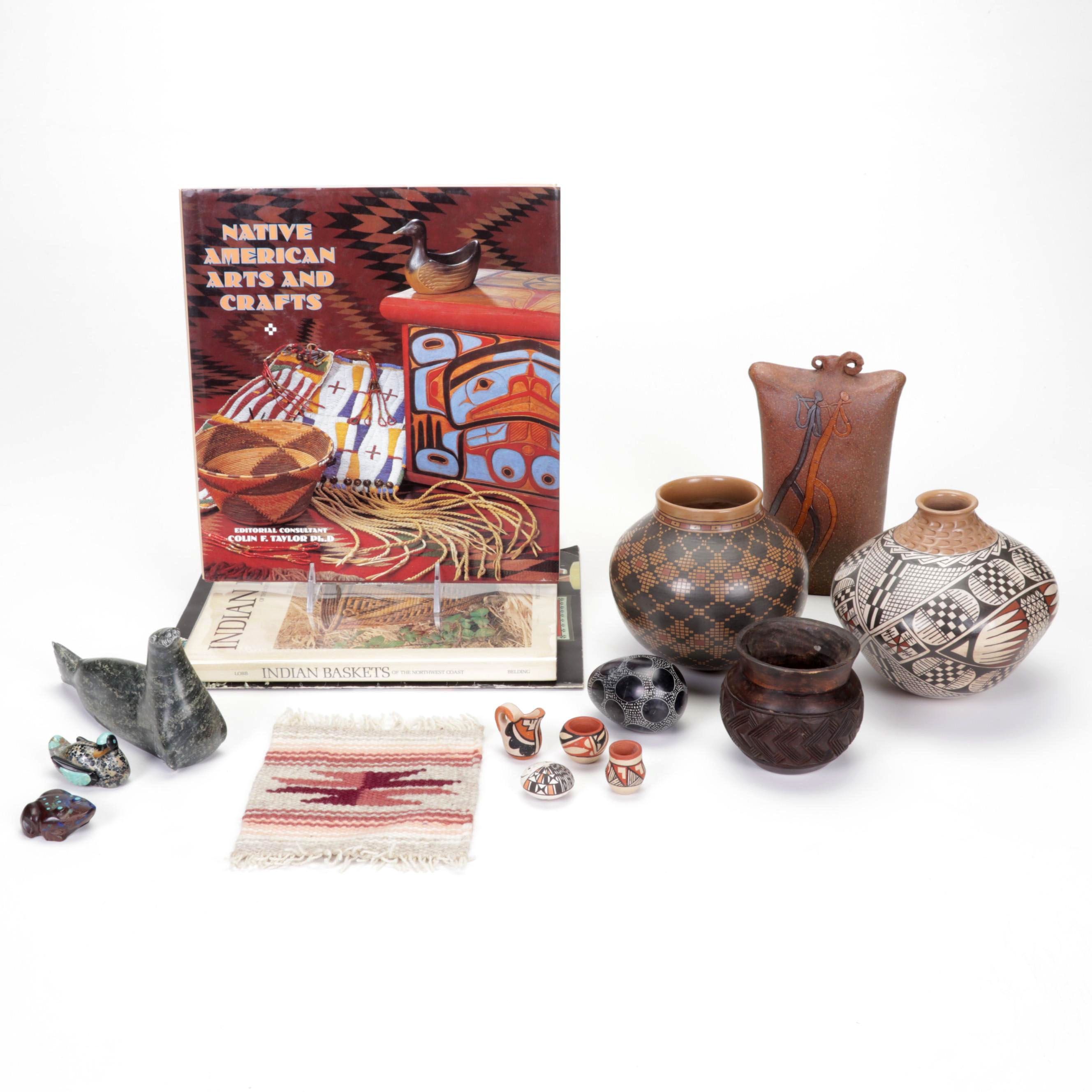 "Native American Arts and Crafts" by Colin F. Taylor Ph.D with Pottery ...