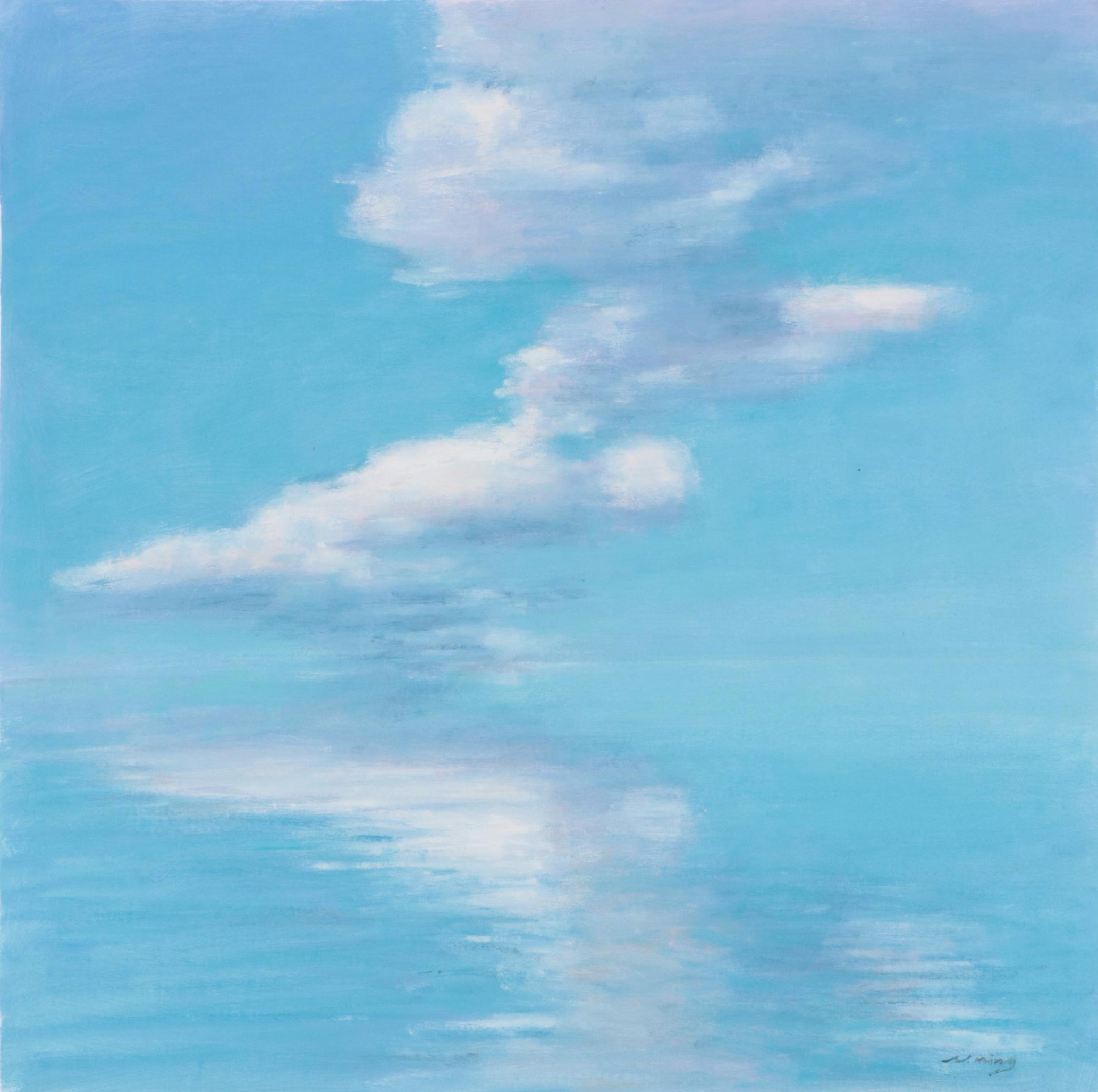 N. Ming Landscape Oil Painting | EBTH