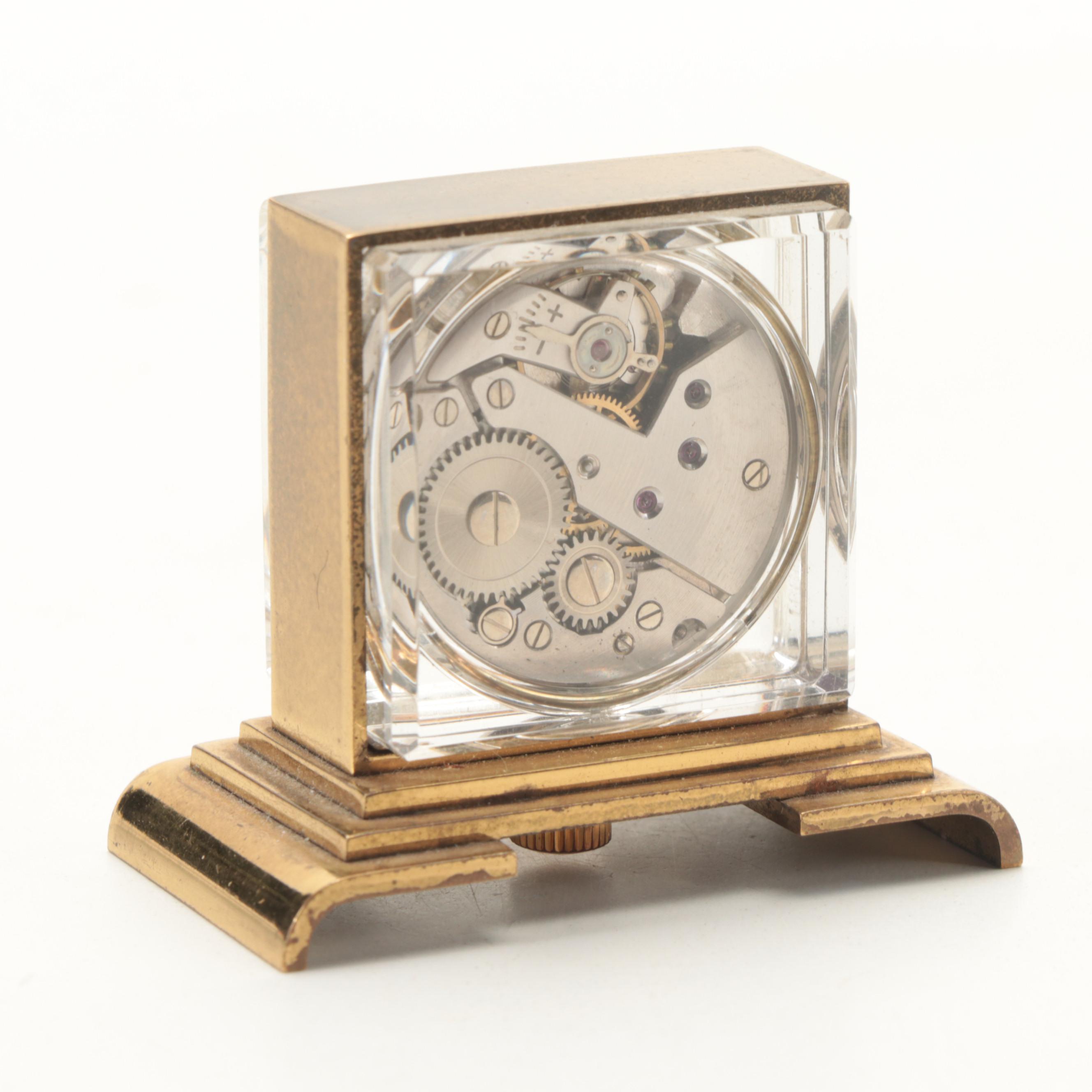 Tiffany & Co. Brass With New Haven Clock Co. and Turler Desk Clocks | EBTH