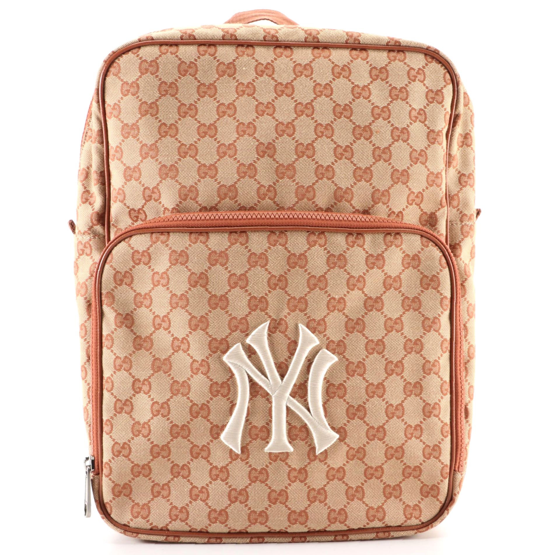 Gucci Official MLB NY York Yankees Backpack in GG Canvas | Everything ...