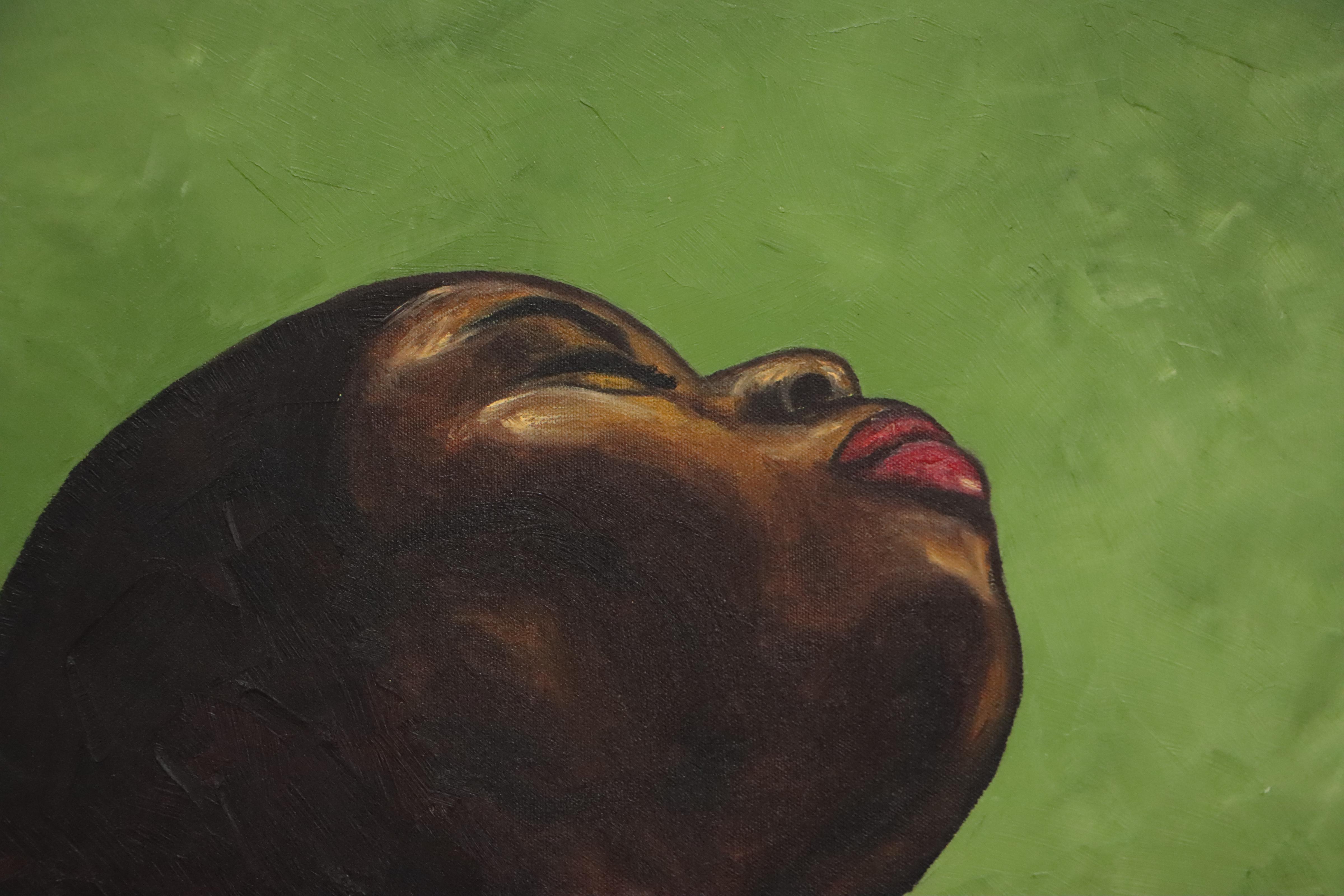 Oluwakemi Omowaire Oil Painting "Being...," 21st Century | EBTH