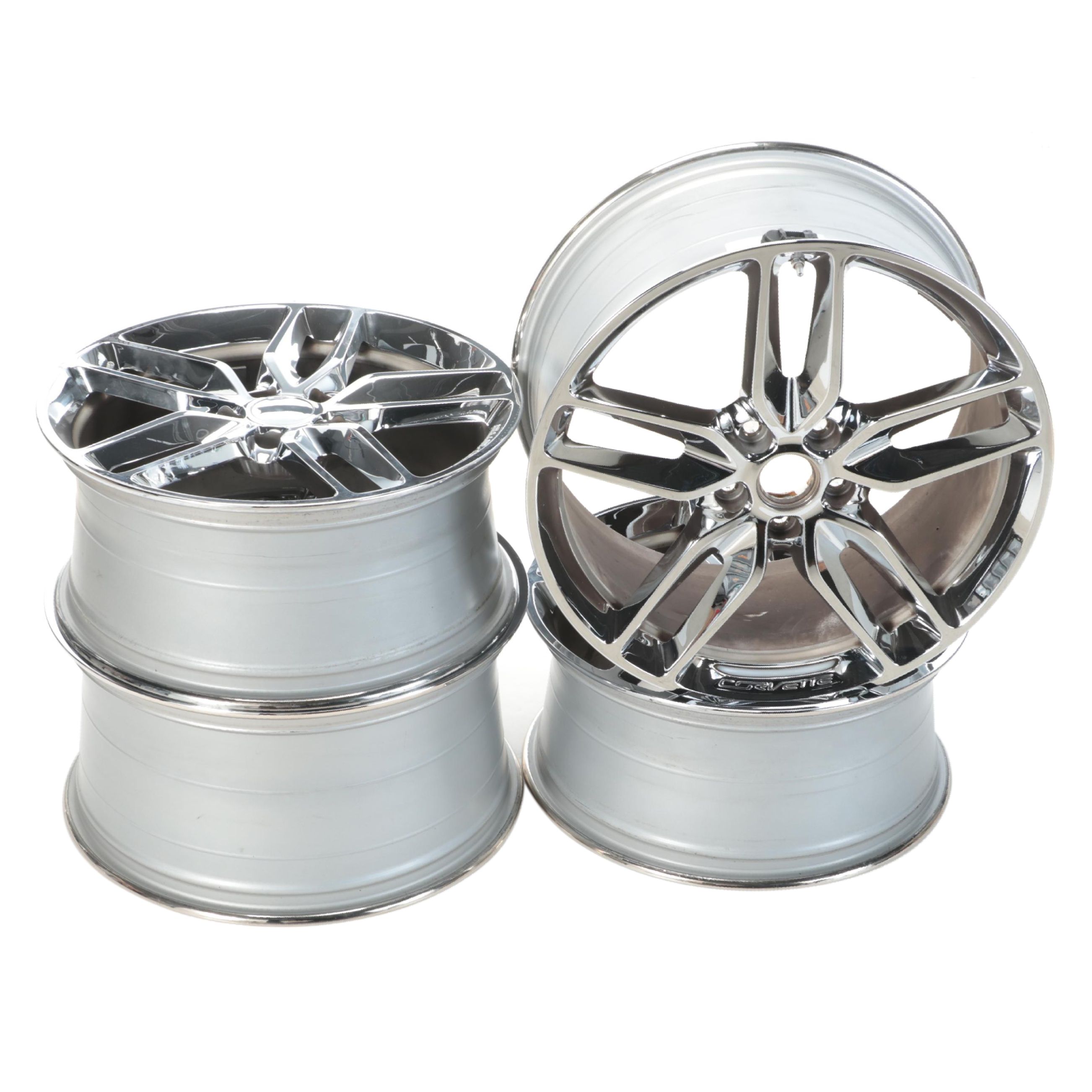 Set of Four Chrome Five-Lug Rims | EBTH