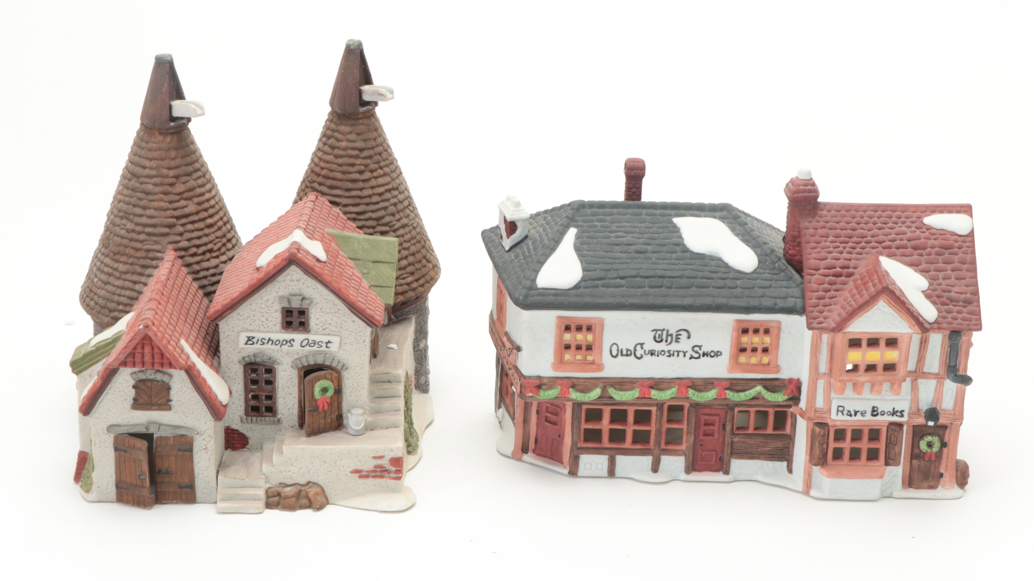 Dept. 56 Dickens' Village Porcelain Buildings With Trees | Everything ...