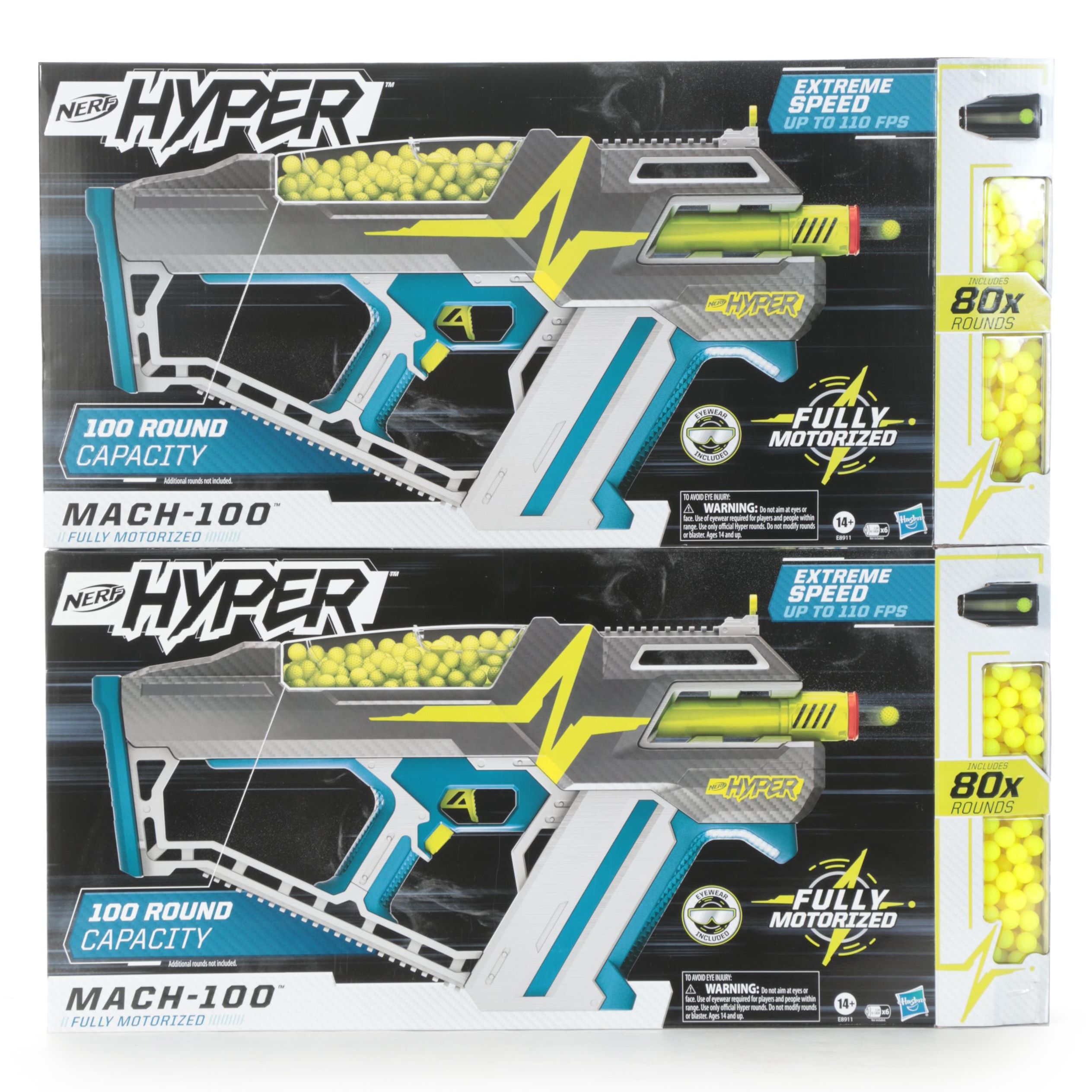 NERF Hyper Mach-100 Fully Motorized Blasters | EBTH