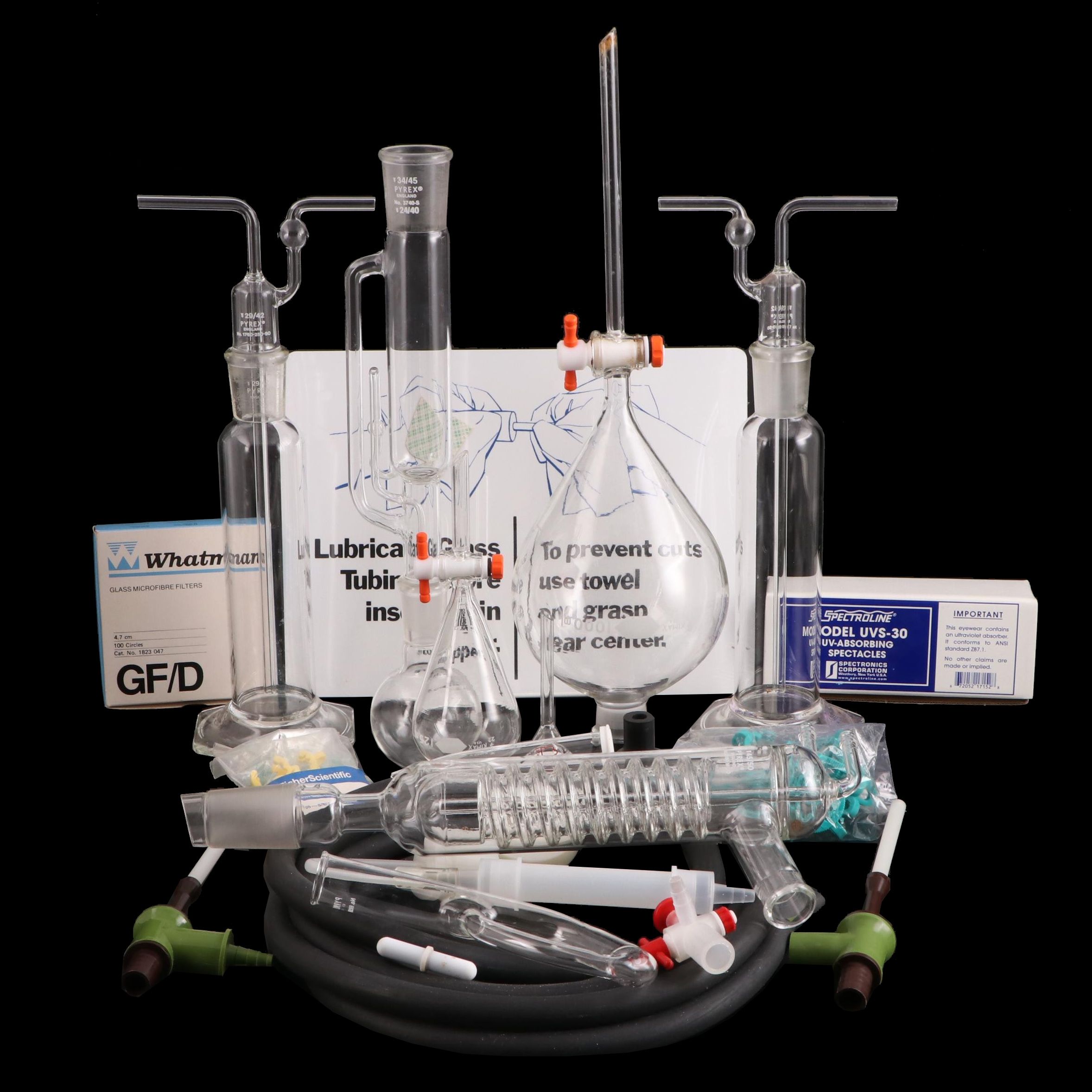 Kimax, Pyrex, Fischer, Whatman and Other Laboratory Glassware and ...