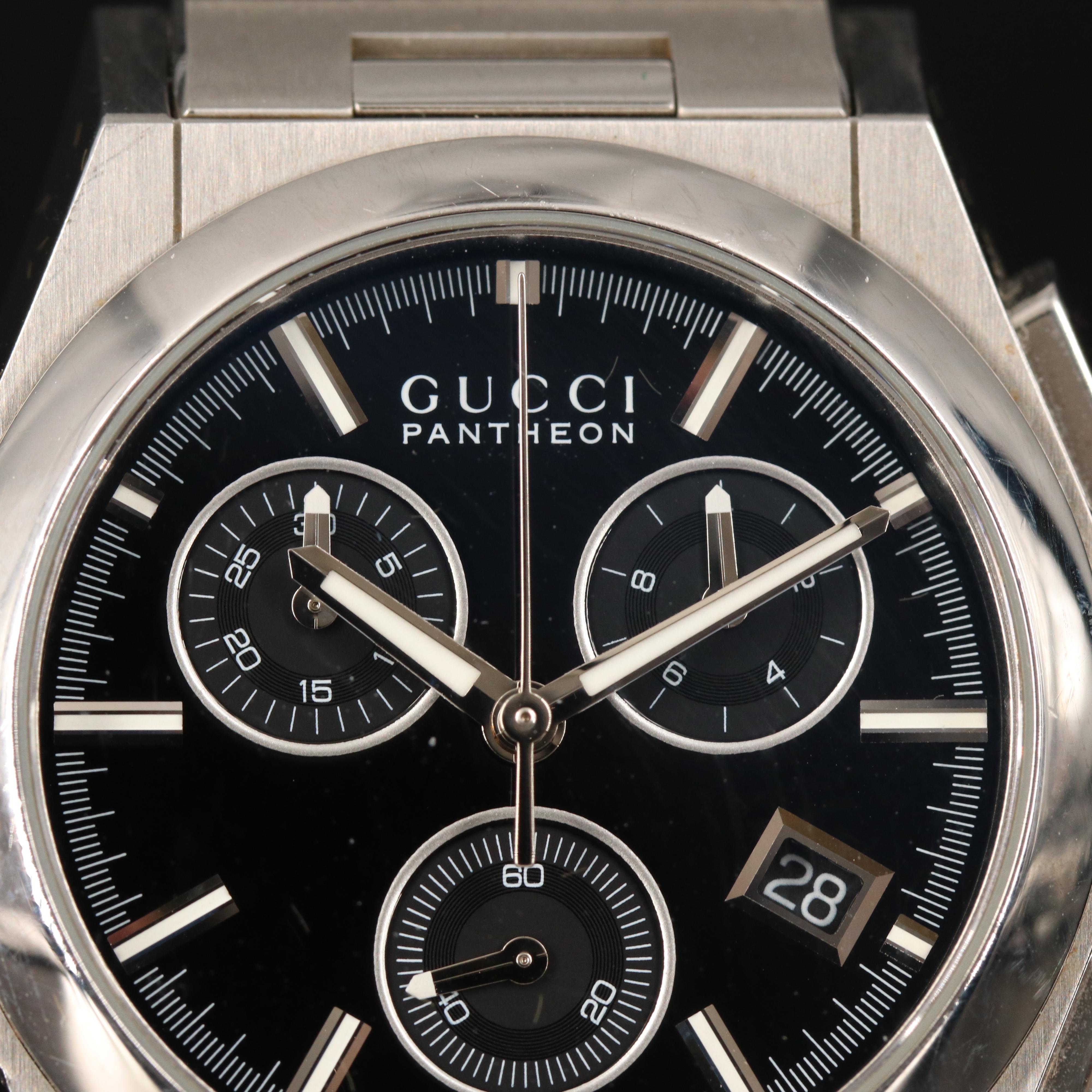 Gucci Pantheon Quartz Chronograph with Date Watch | EBTH