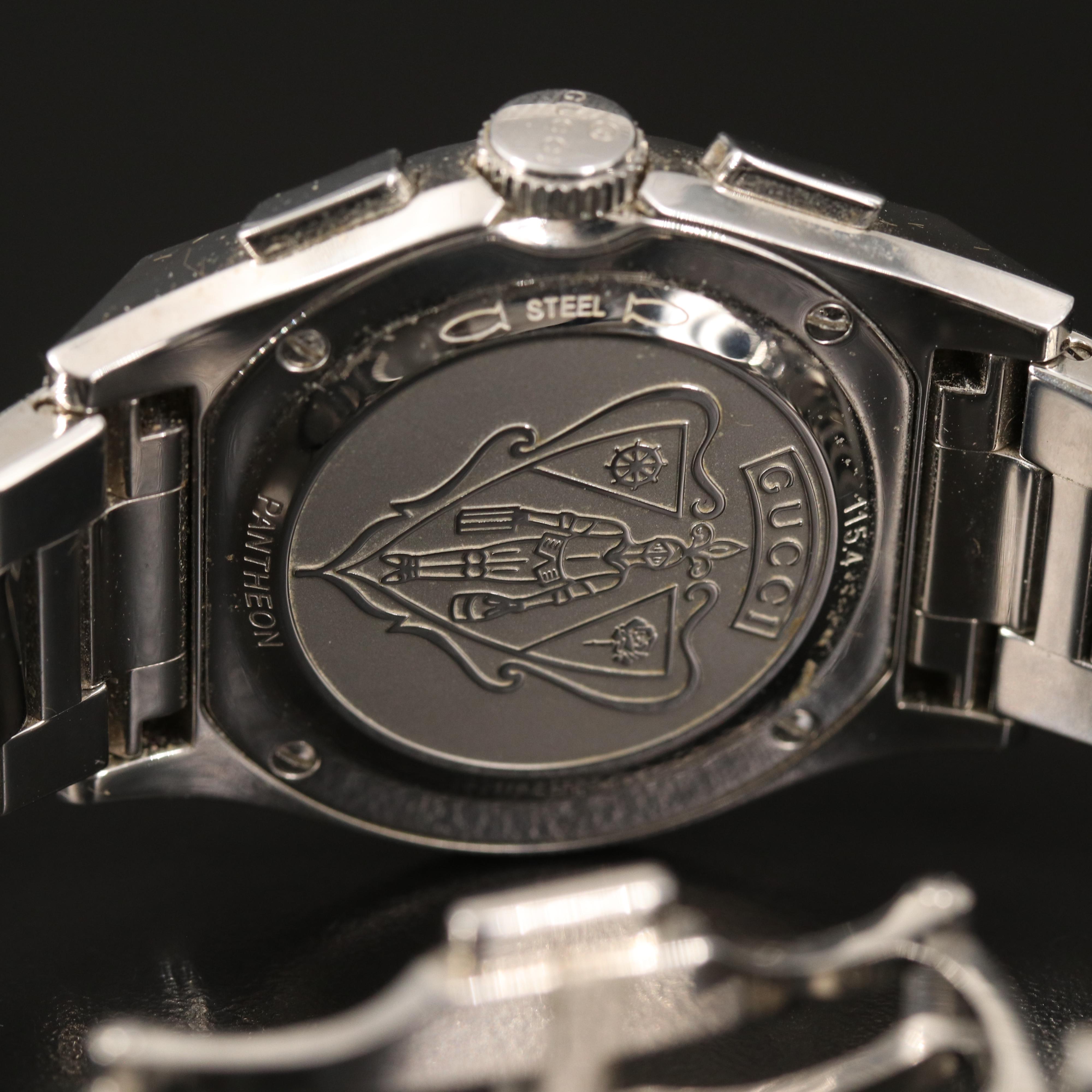 Gucci Pantheon Quartz Chronograph with Date Watch | EBTH