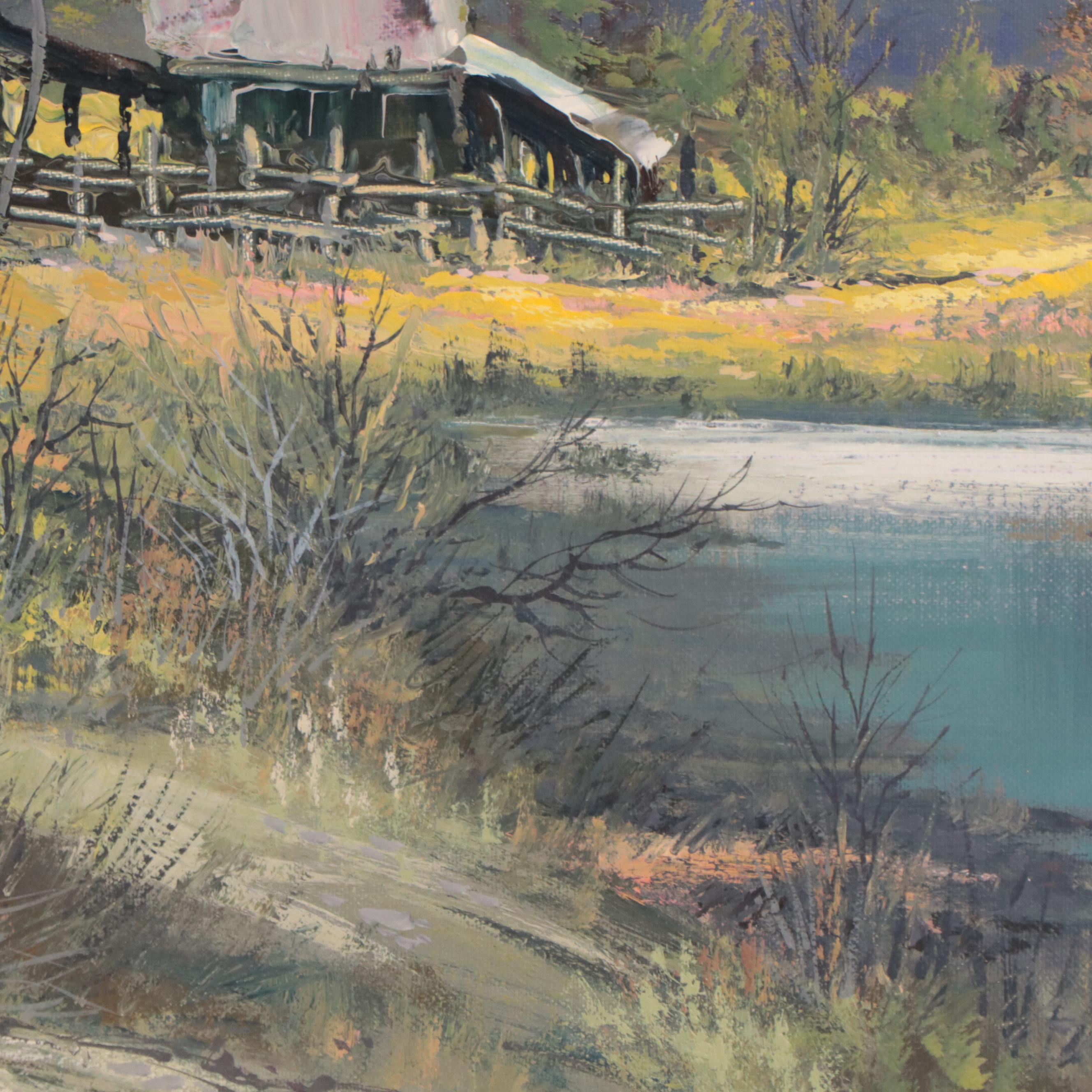 Arnold Vail Landscape Oil Painting | EBTH