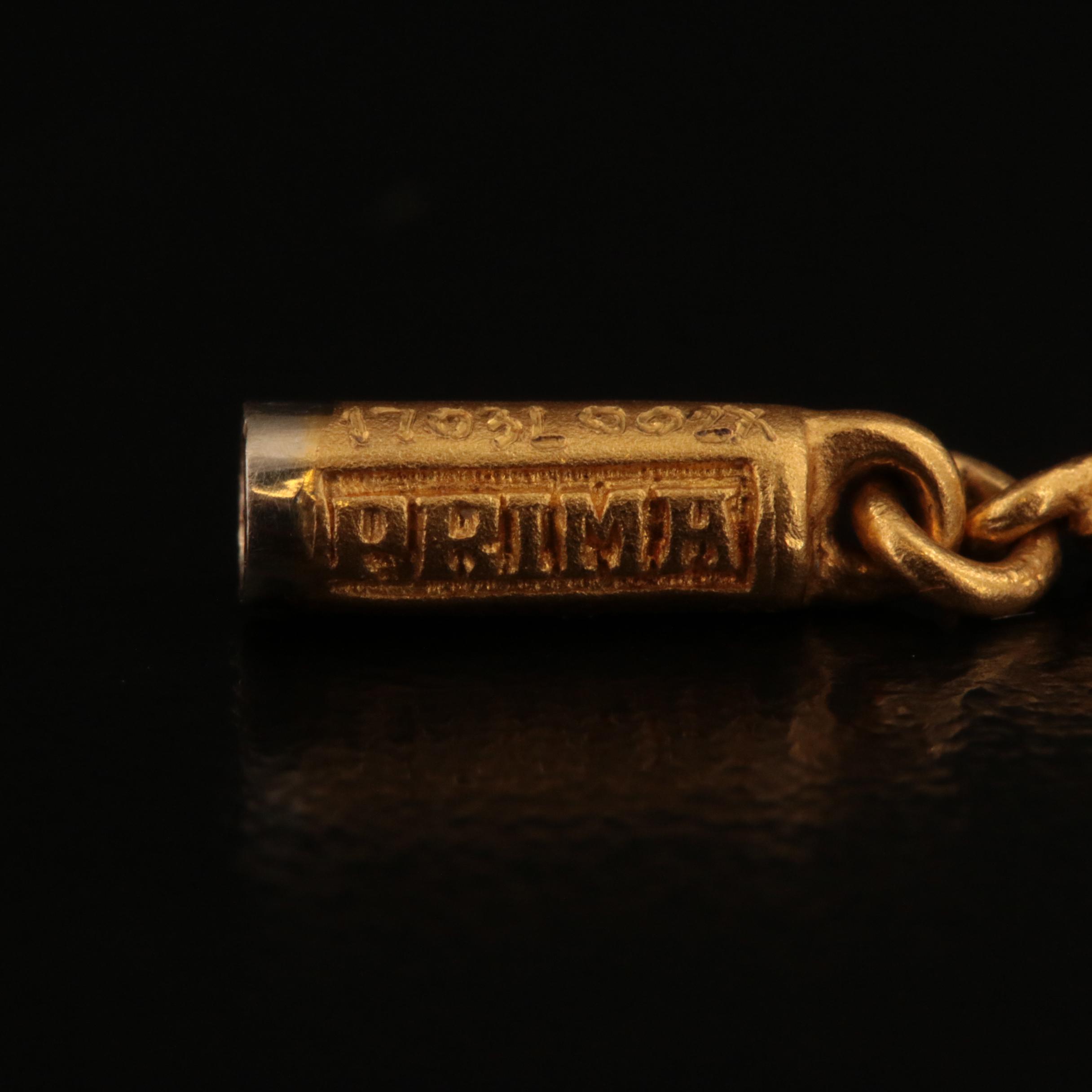 Prima Gold 24K Heart and Floral Link Bracelet | Everything But The House