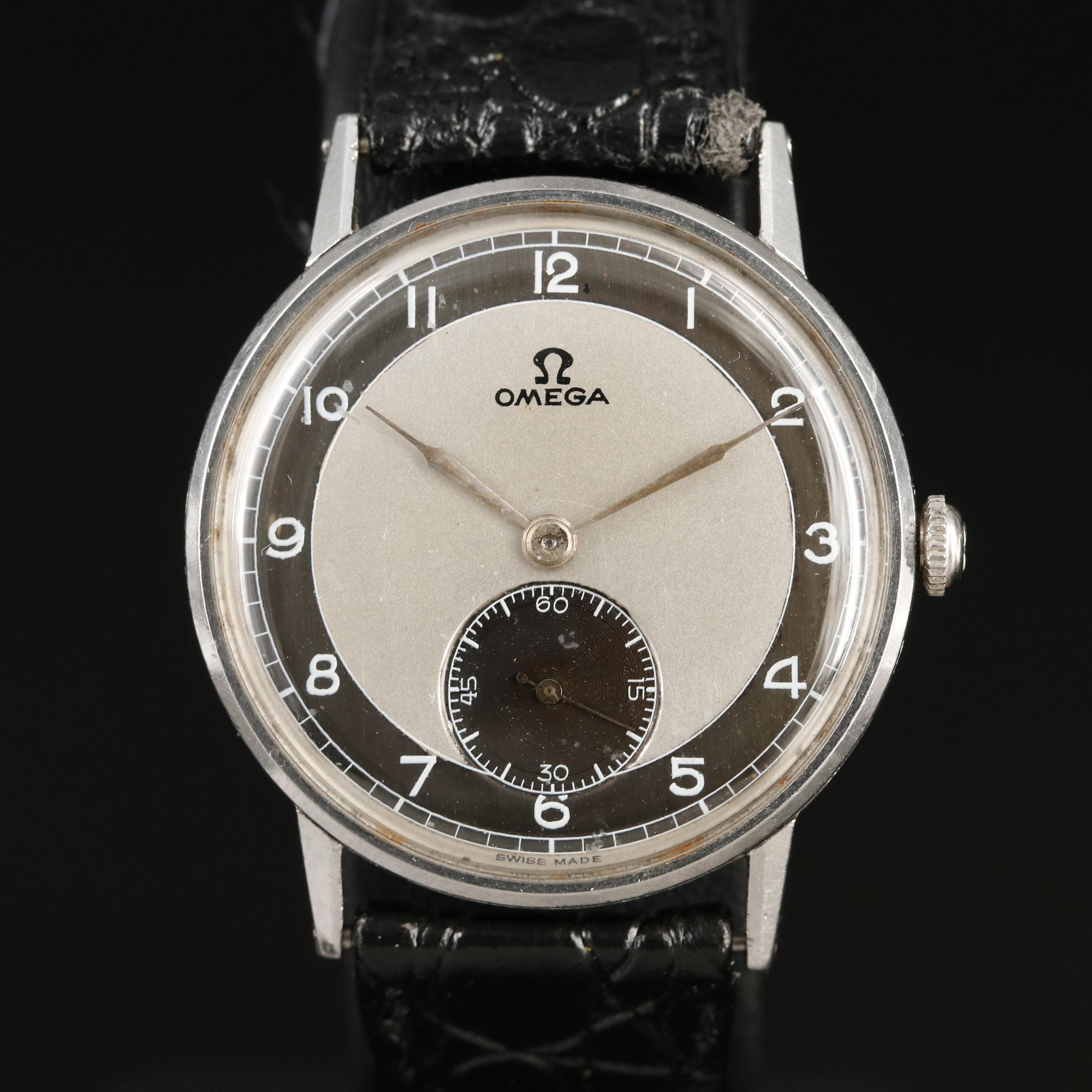 Vintage Omega Sector Dial Wristwatch | Everything But The House