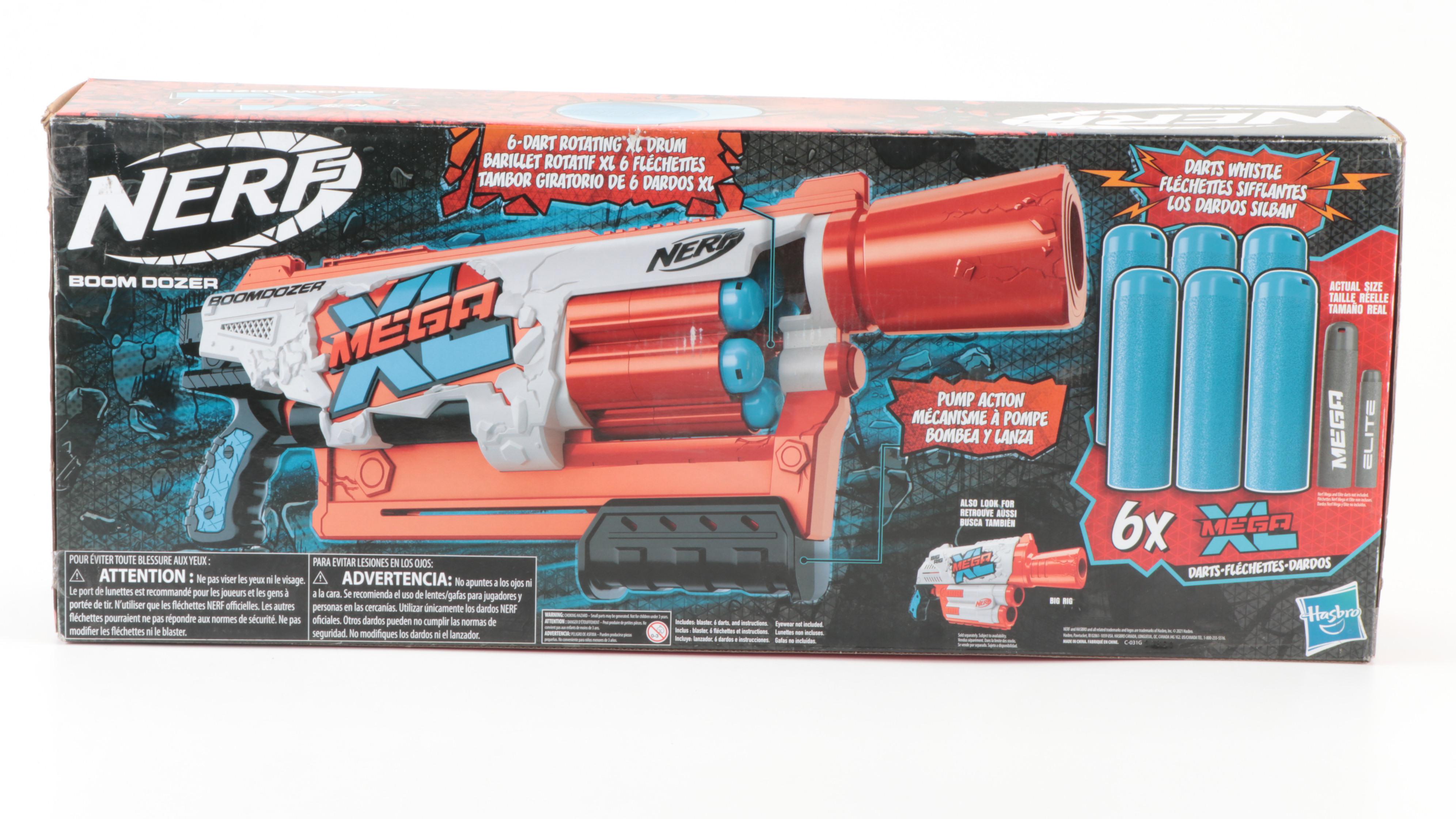 NERF Mega XL Boom Dozer and Dragonpower Emberstrike Dart Blasters | EBTH