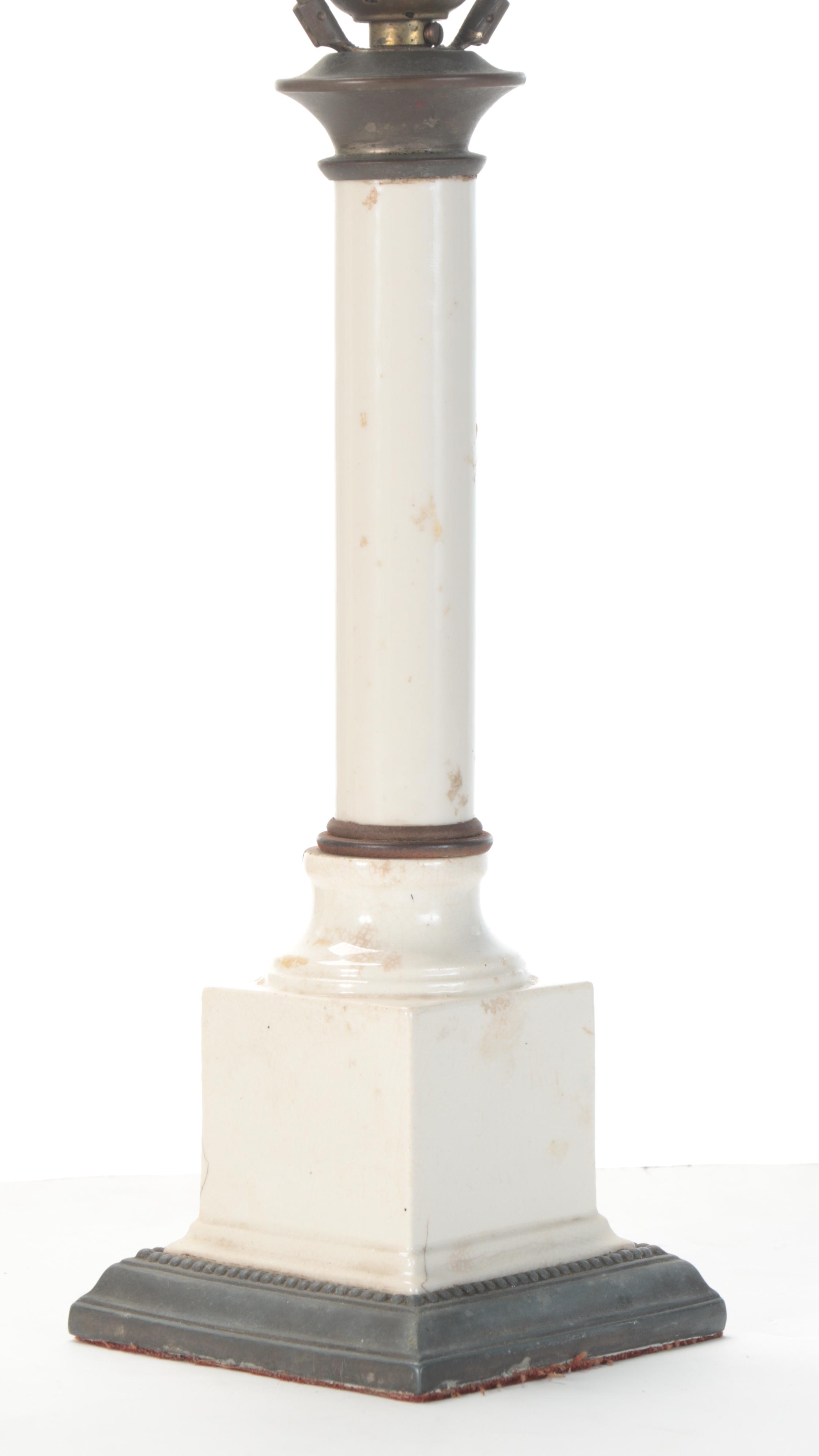 Neoclassical Style Columnar Table Lamps | EBTH