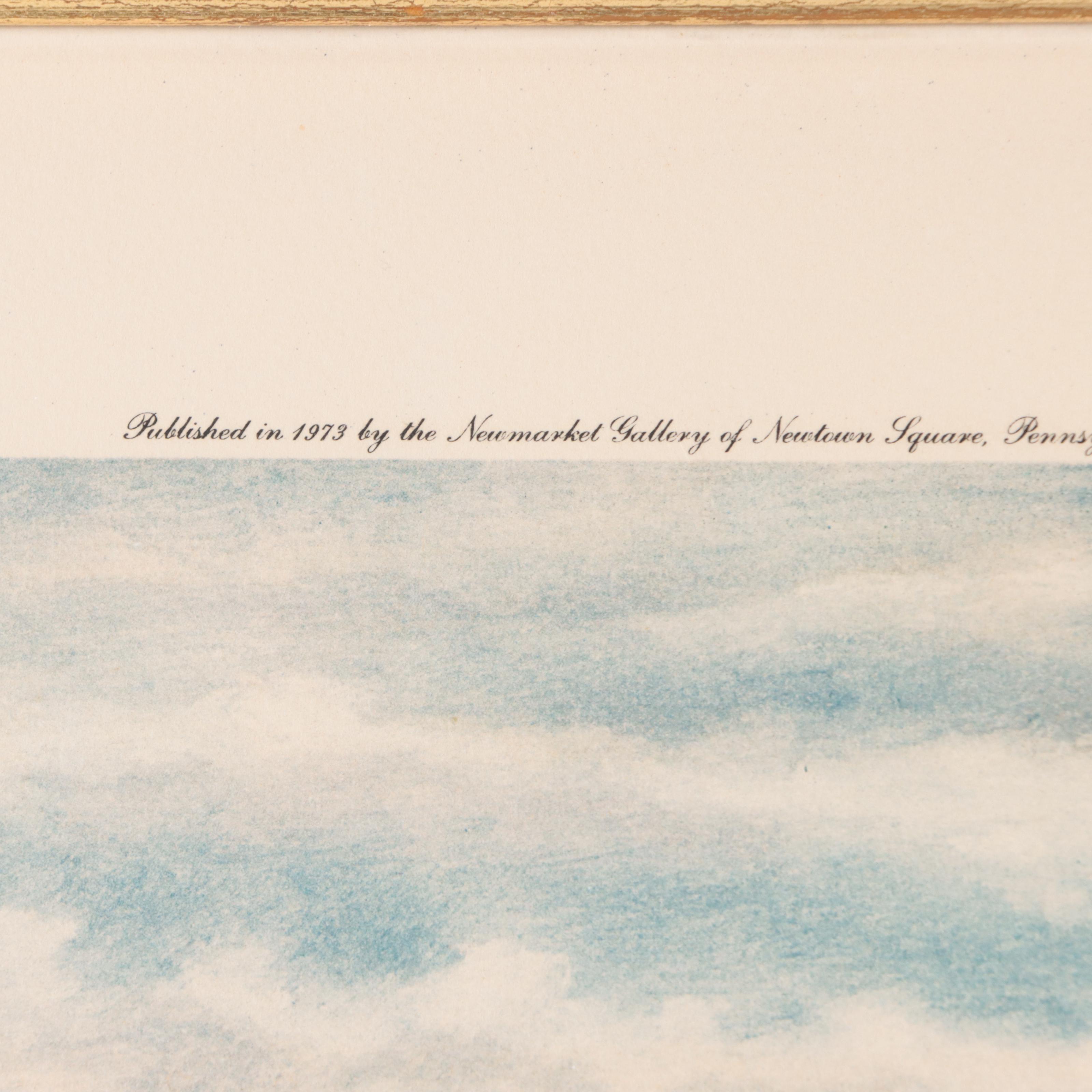 Richard Stone Reeves Offset Lithograph of Secretariat Portrait | EBTH