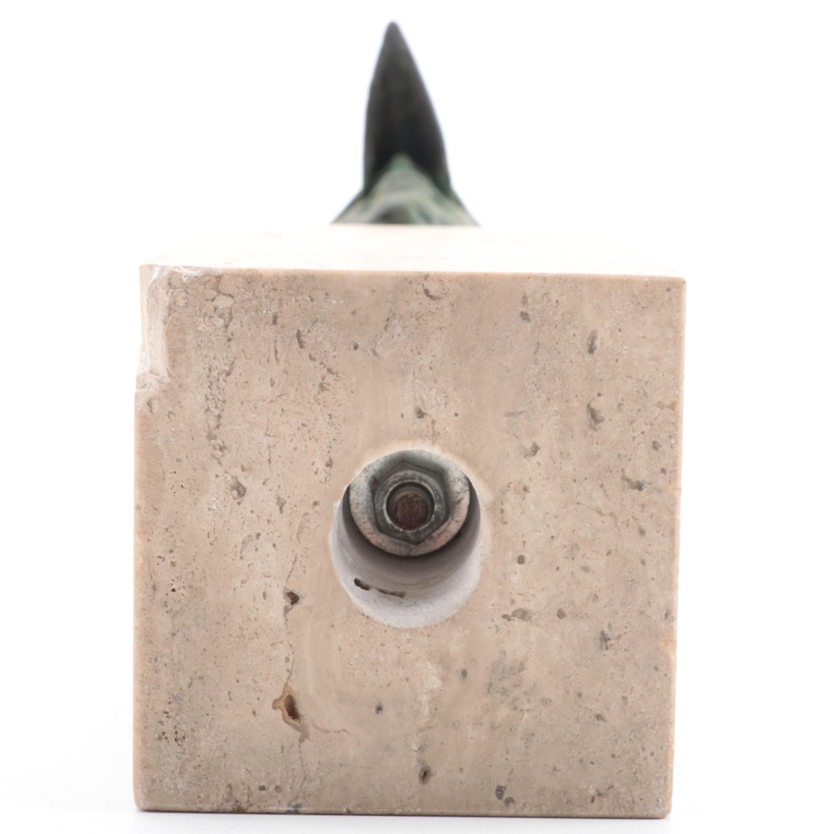 Theodore Gall Bronze Bust of Man With Beak, 1992 | Everything But The House