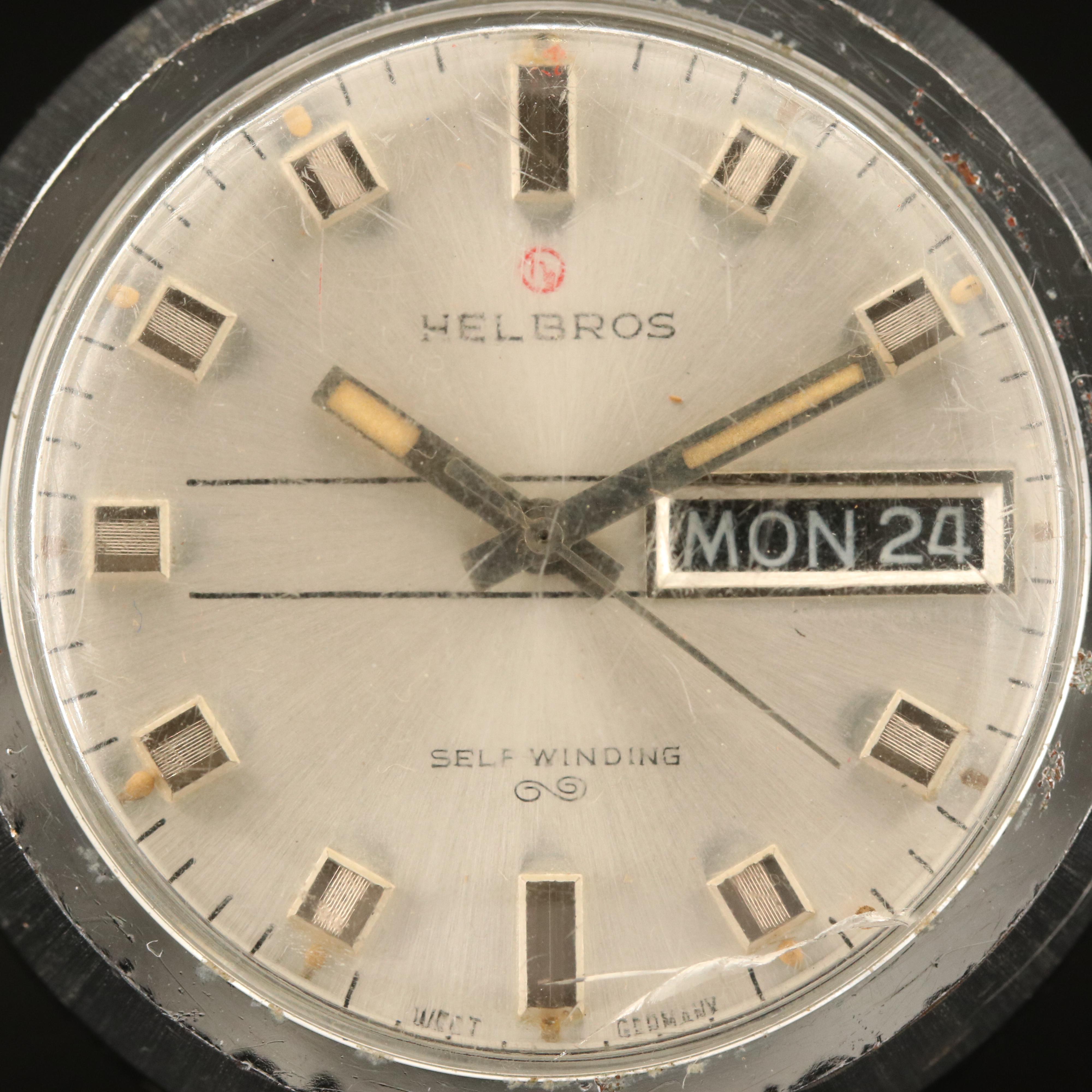 Vintage Helbros Day-Date Automatic Wristwatch | EBTH