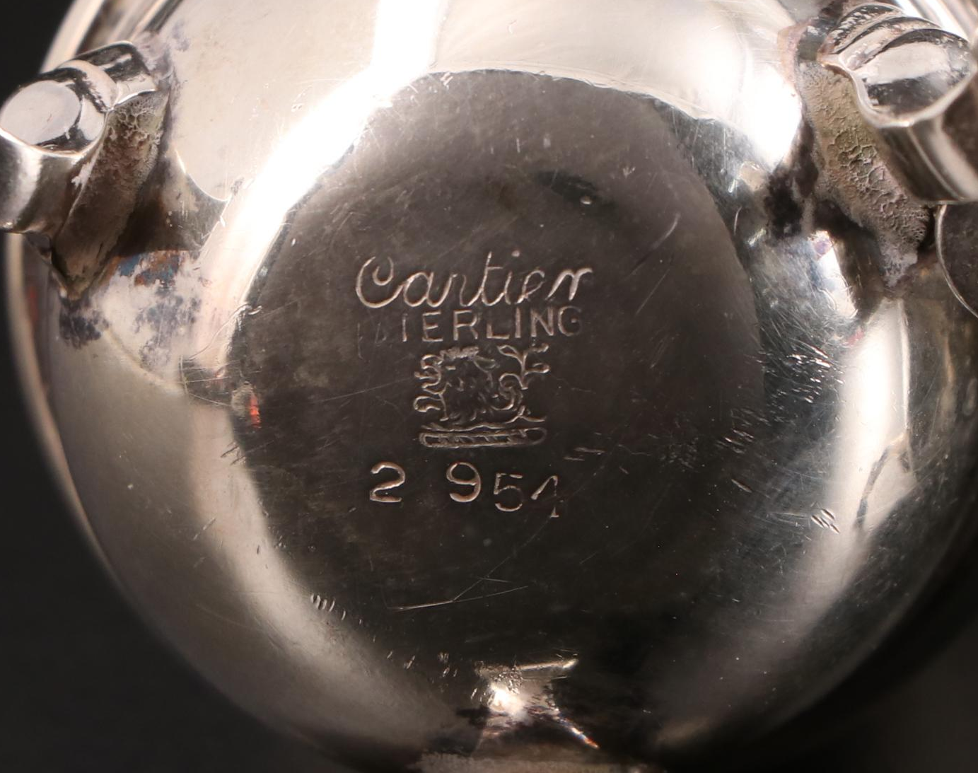 Cartier Georgian Style Hooven Foot Sterling Silver Shakers | EBTH