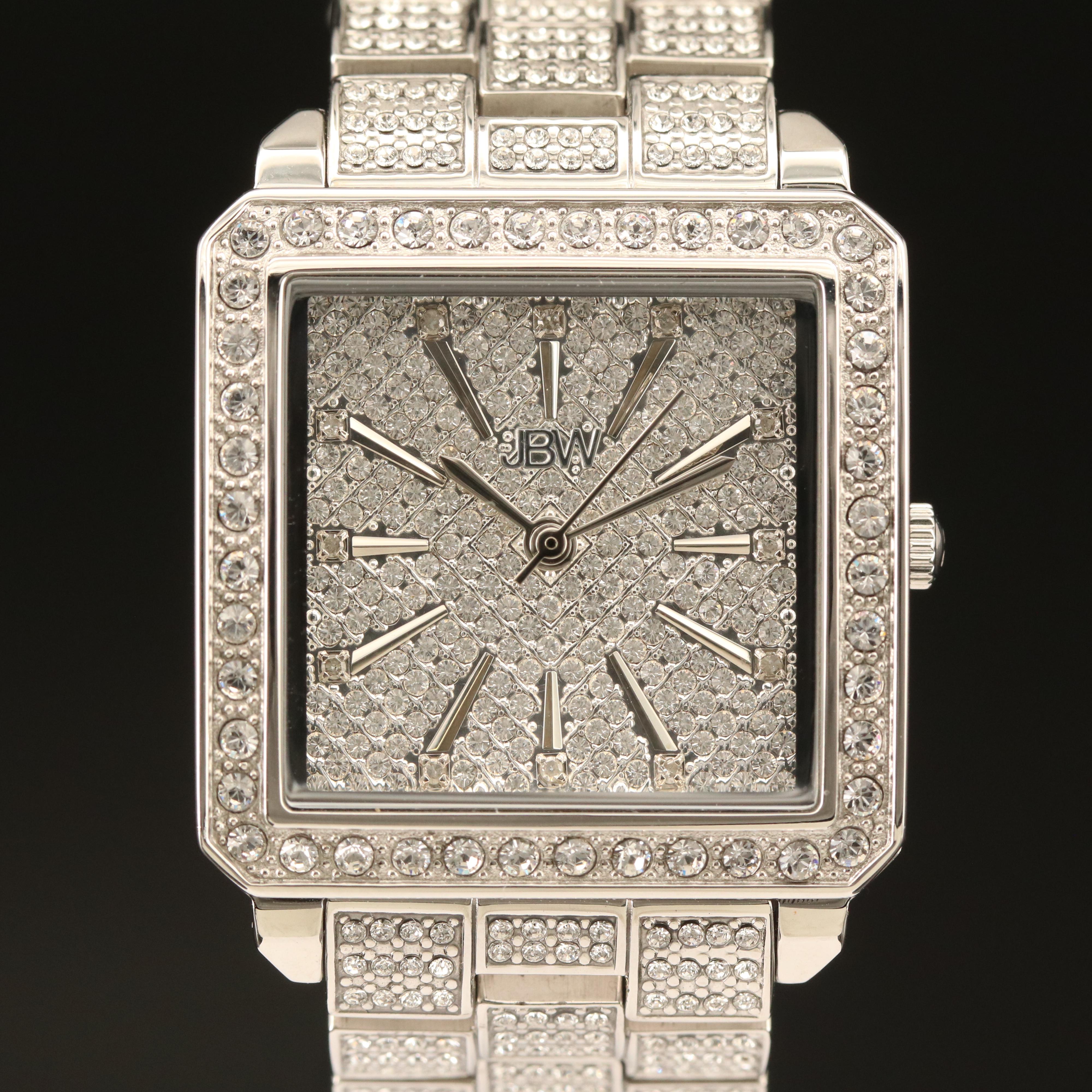 JBW Cristal 28 with Diamond Hour Markers Quartz Wristwatch | EBTH