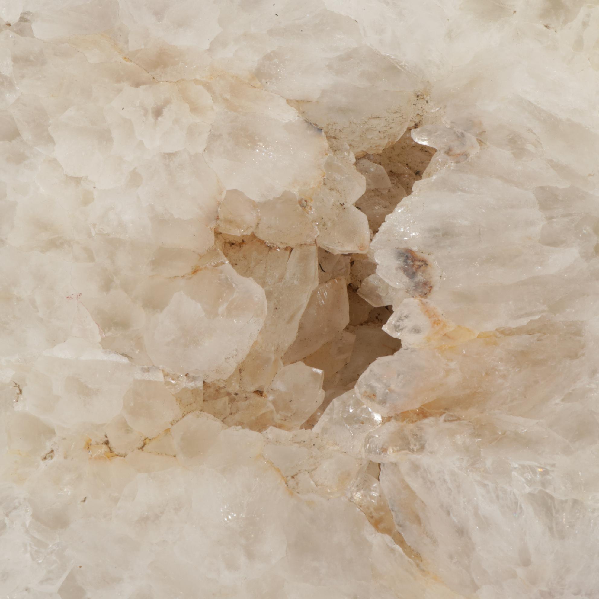 Large Cut and Polished Quartz Geode Slab | EBTH