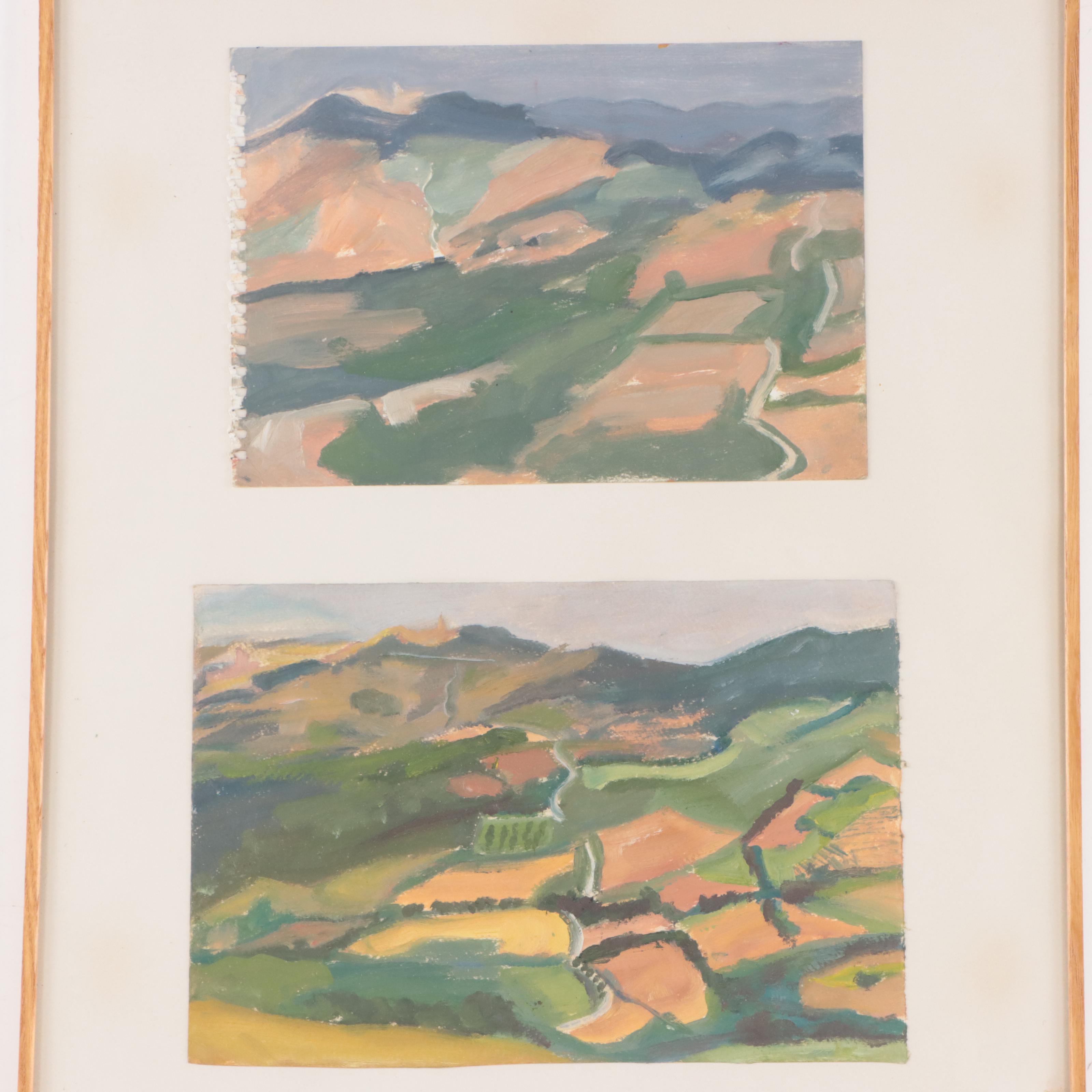 Katrina Halter Mountainous Landscape Oil Paintings, Late 20th Century ...