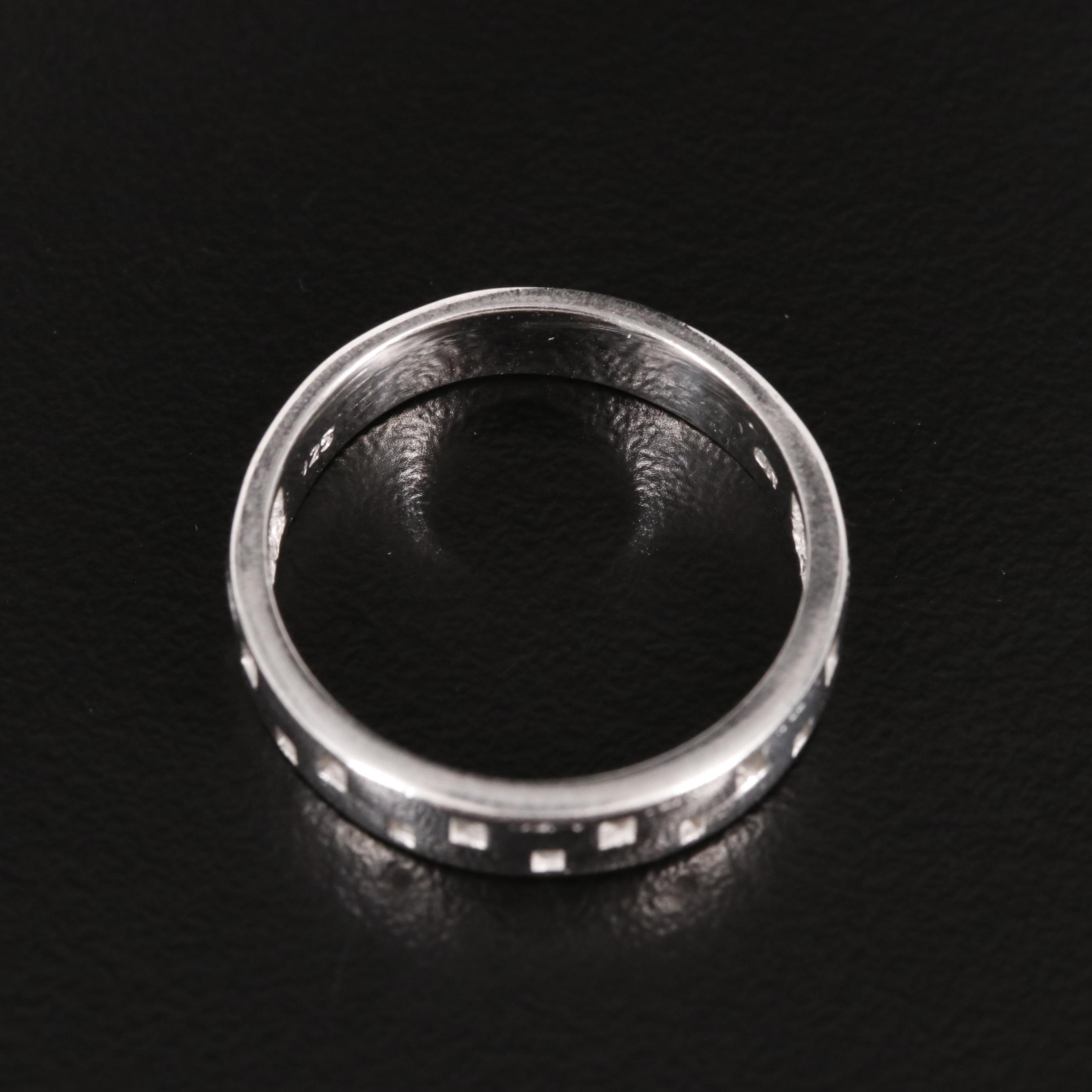 Sterling Pierced Metal Band | EBTH