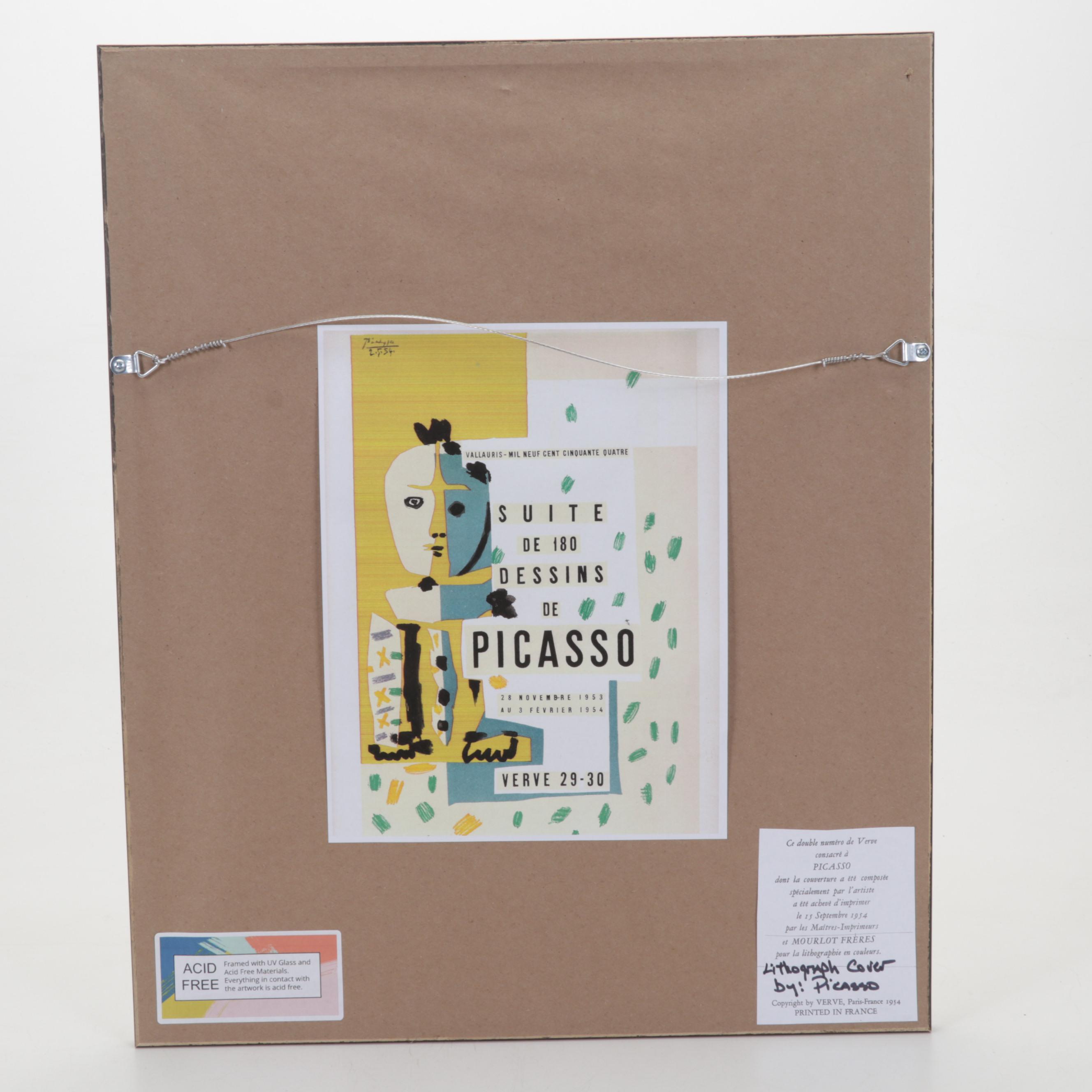 Pablo Picasso Color Lithograph Cover for "Verve," 1954 | EBTH