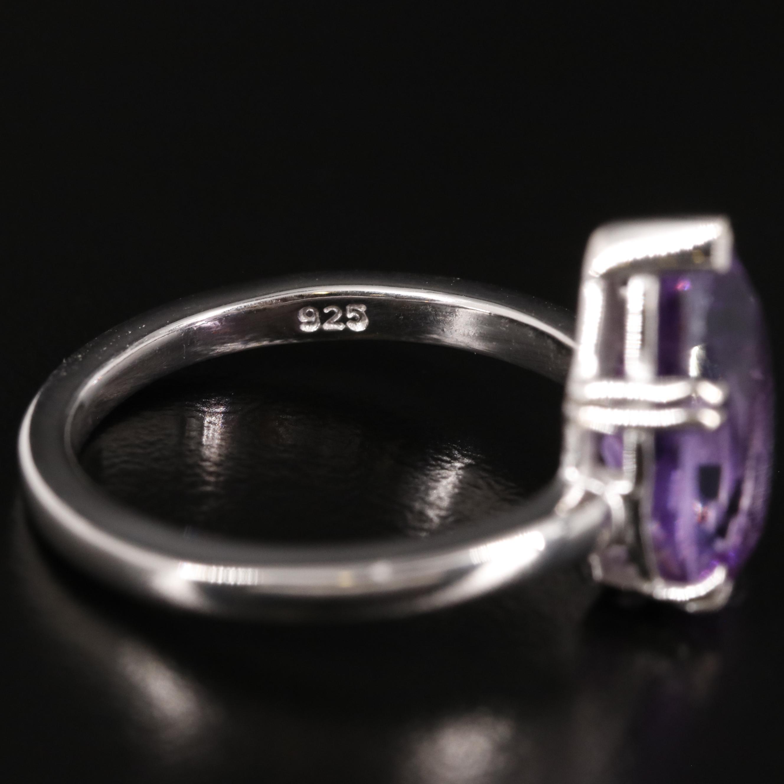 Sterling Amethyst Ring | EBTH