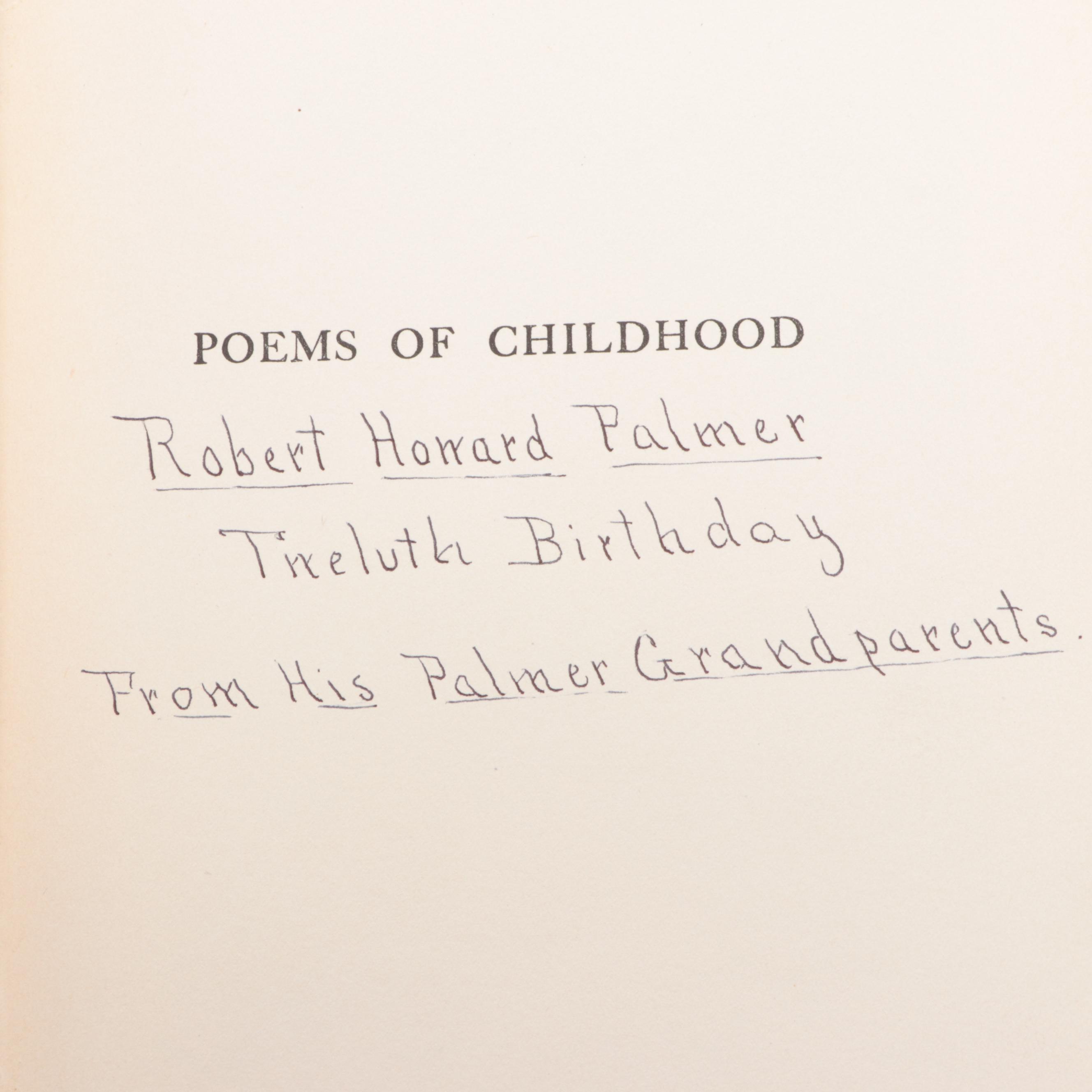 Maxfield Parrish Illustrated "Poems of Childhood" by Eugene Field and ...