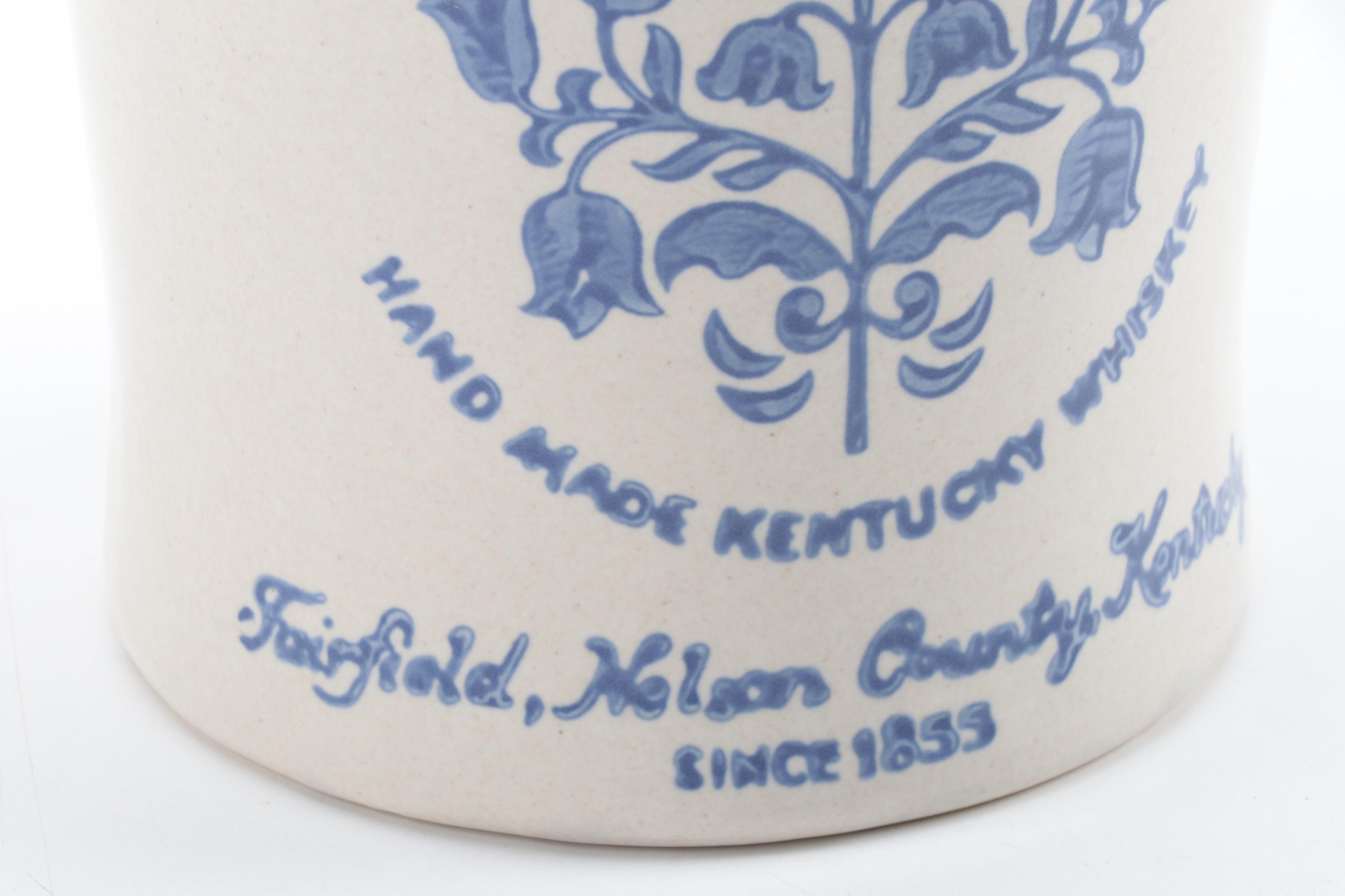 H. McKenna and McCormick Salt Glazed Stoneware Whiskey Jugs | EBTH