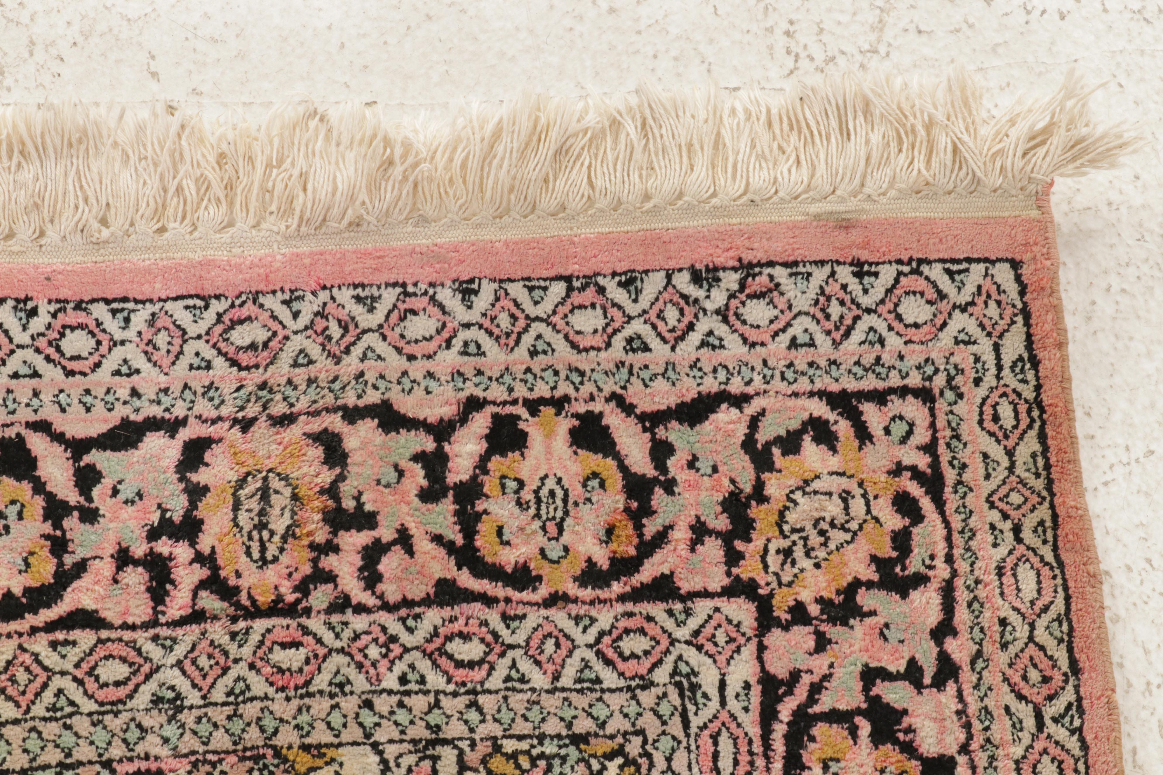 2'11 x 6'5 Hand-Knotted Indo-Persian Tabriz Pictorial Area Rug | EBTH