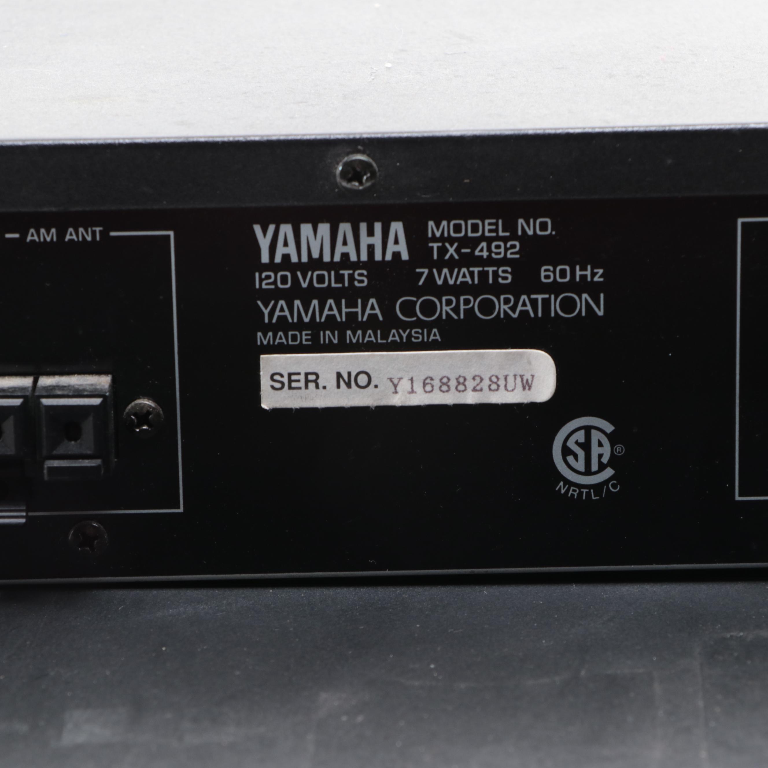 Pioneer A/V Receiver, Sony CD-RW and Yamaha AM/FM Stereo Tuner | EBTH