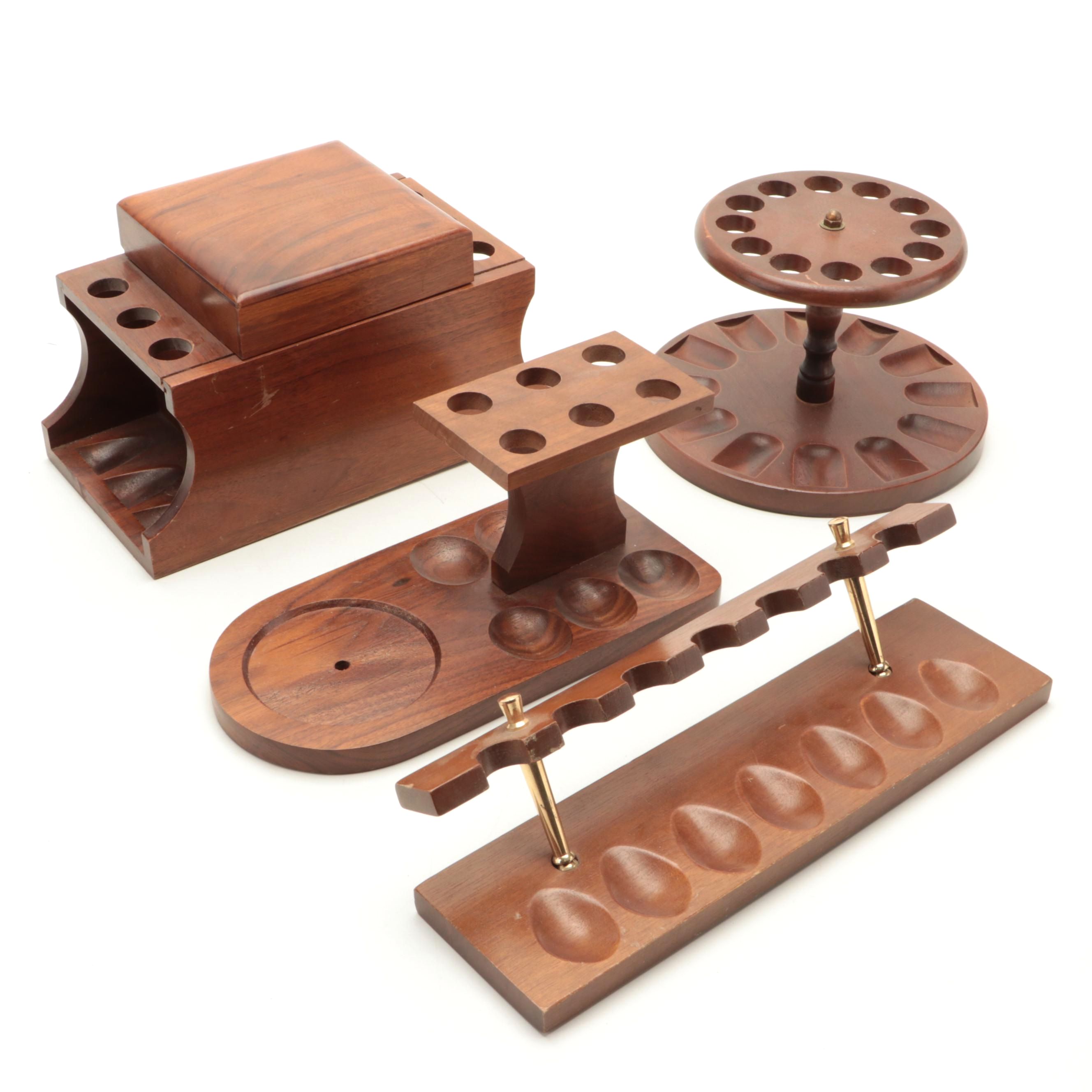 Mahogany and Other Wooden Pipe Racks | EBTH